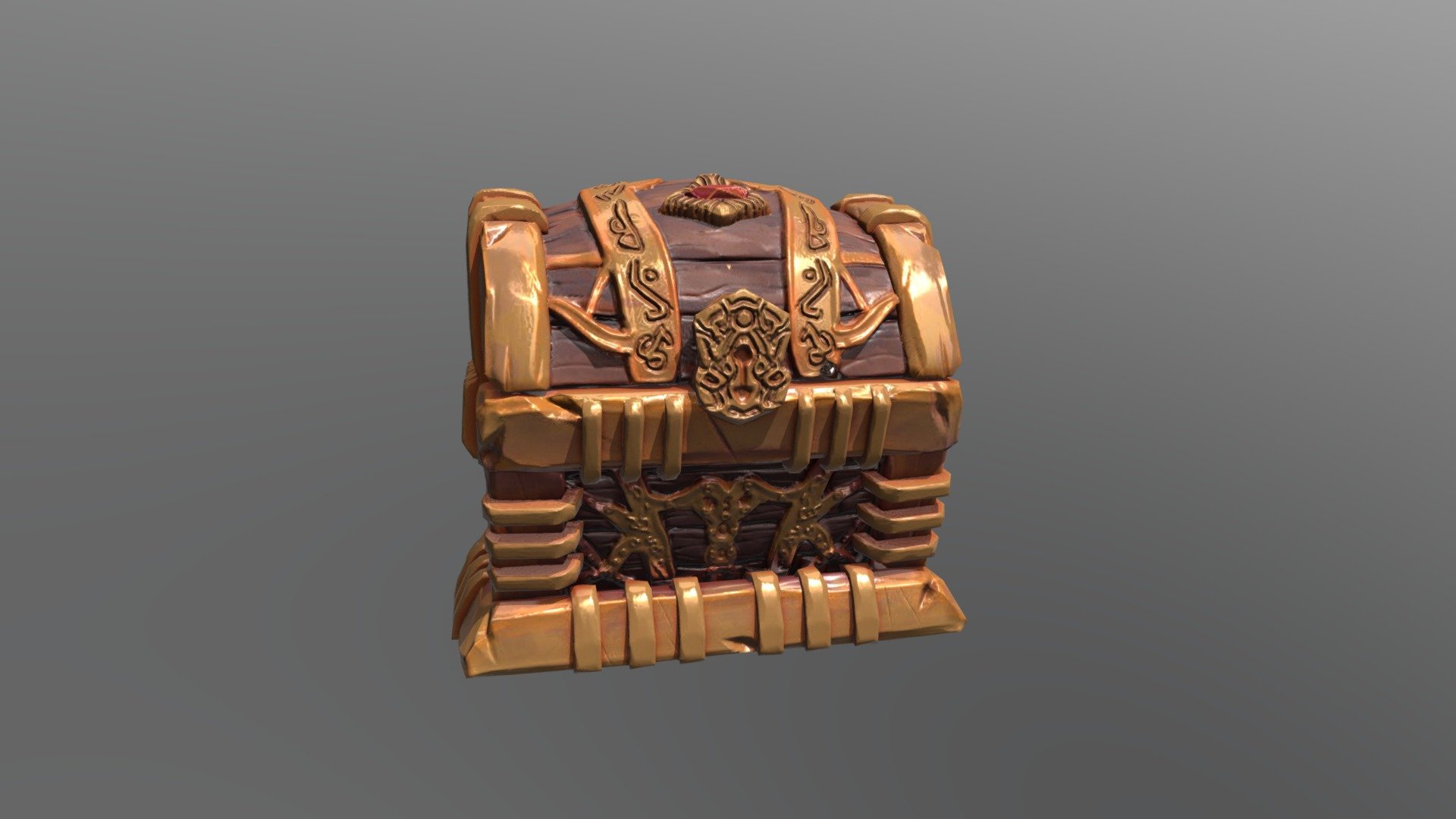 Stylized Chest - 3D model by Andrew Ooi (@ManhattanBat) [4648283] - Sketchfab