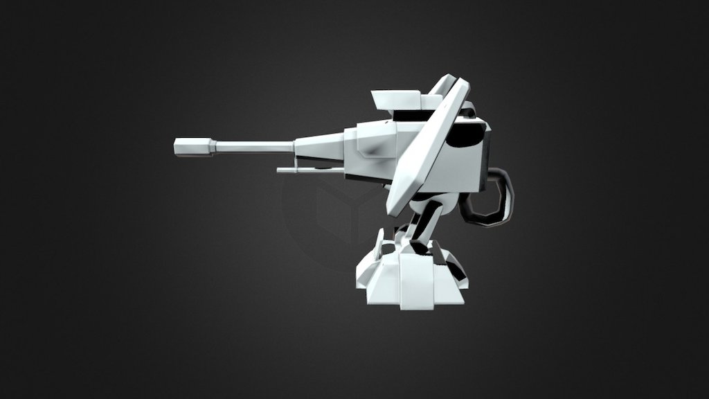 Turret project - 3D model by CJMailloux [464a698] - Sketchfab