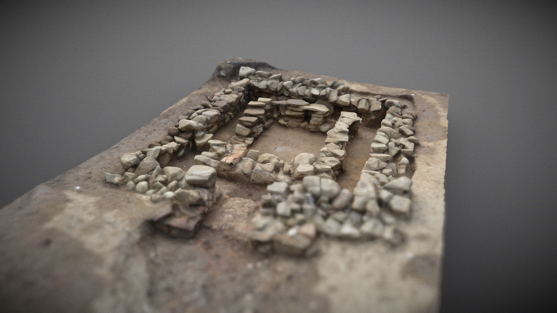 Roman corn dryer at Petzenkrichen (Austria) - Download Free 3D model by ...