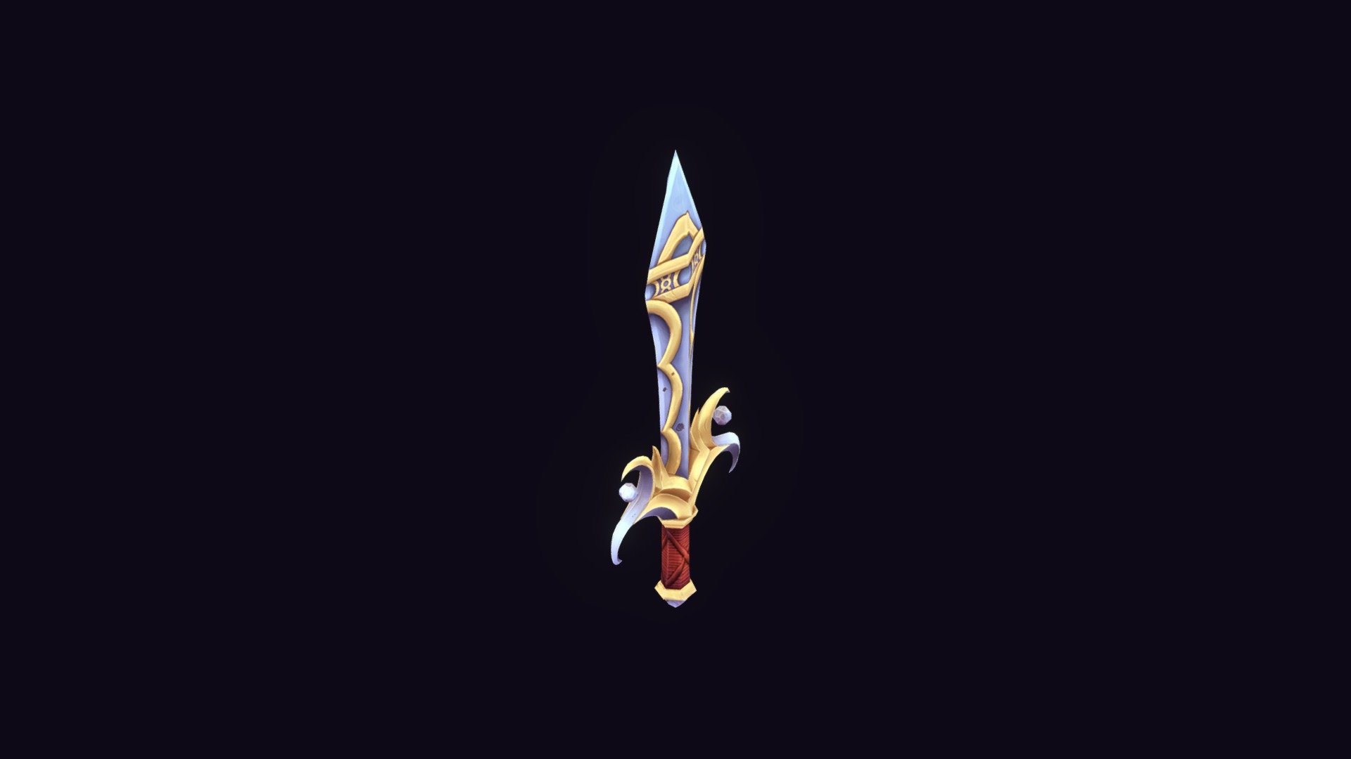 Handpainted Lunar Sword - 3D model by maikmetzger [464ed2c] - Sketchfab