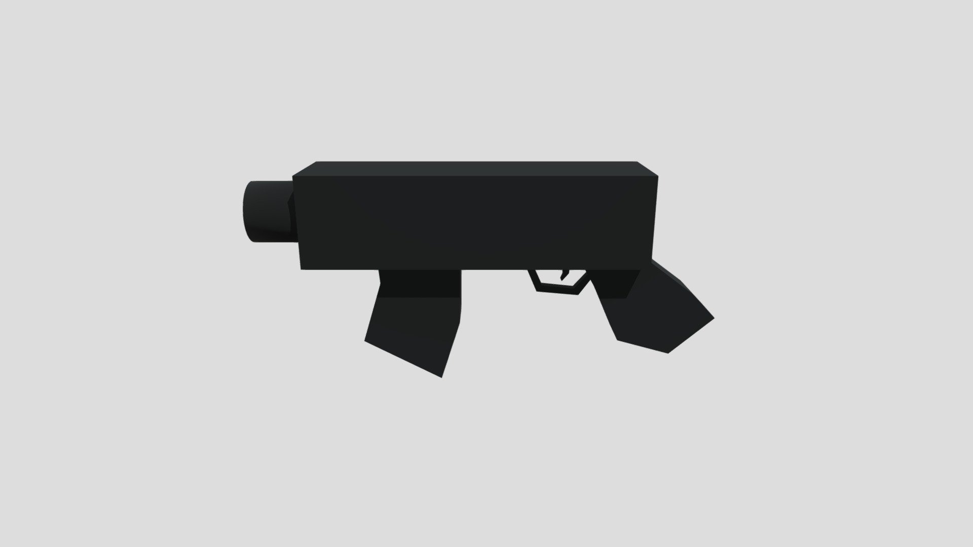 Low Poly Machine Gun 1 - 3D model by saif03161996 [4650004] - Sketchfab
