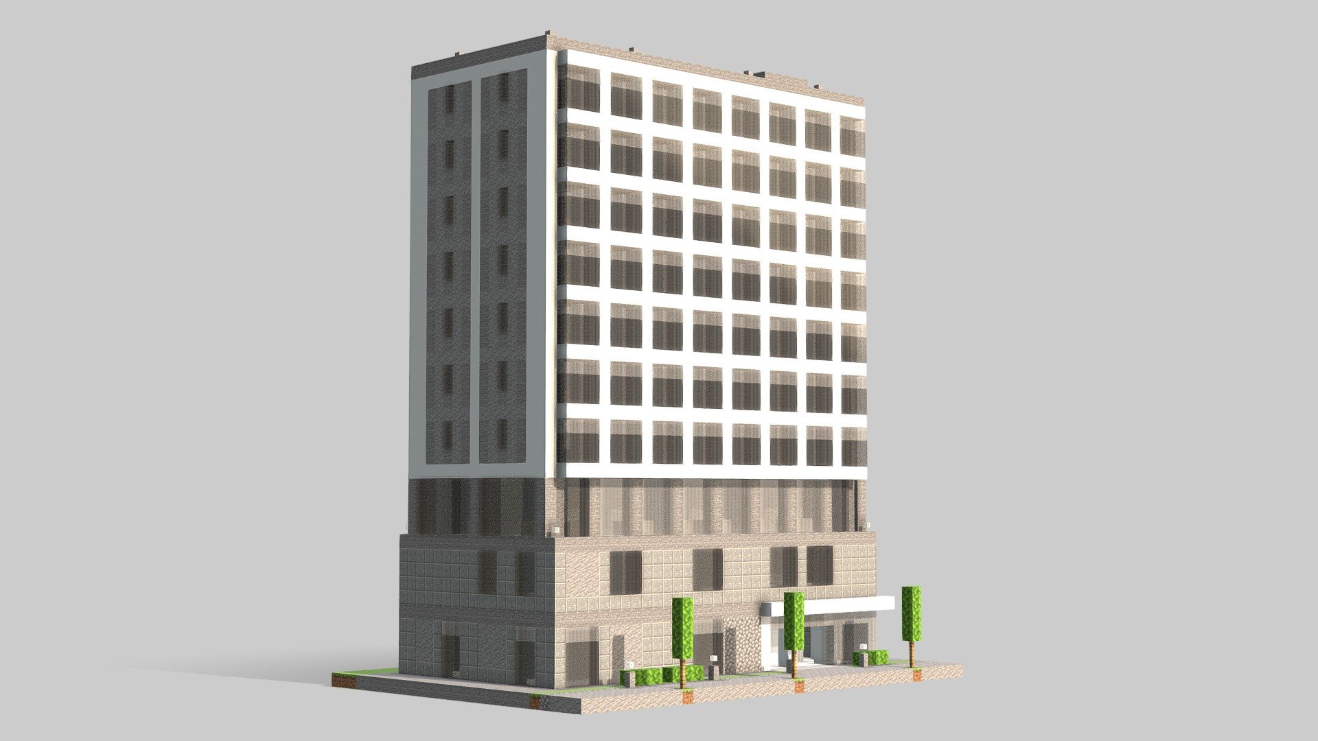 Zabir Square Hotel | Building 49 - Download Free 3D model by Fenrate ...
