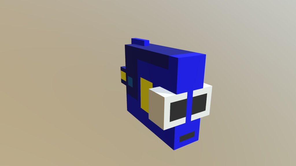 Voxel Dory - 3D model by Guillermo Willy Moral (@willymoral) [4652bea ...
