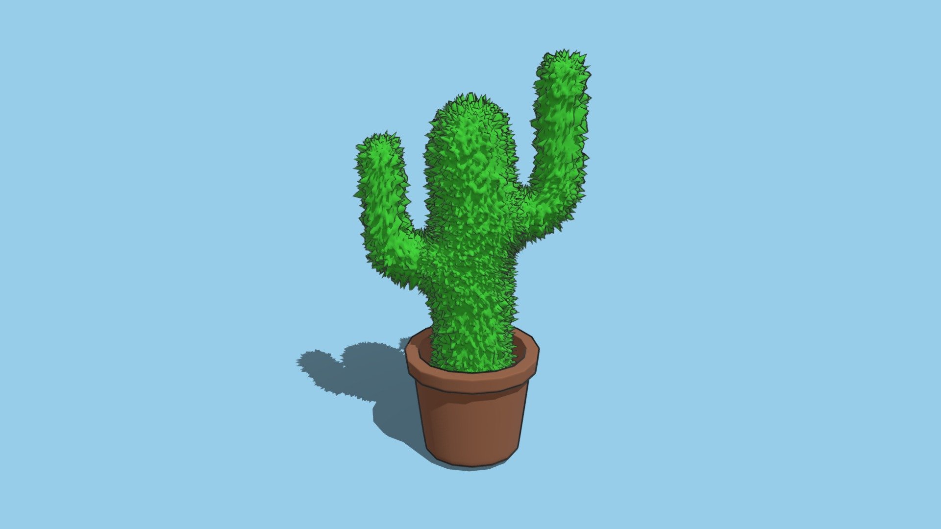 Cactus Outline - Download Free 3D model by Yorus01 [4653c7a] - Sketchfab