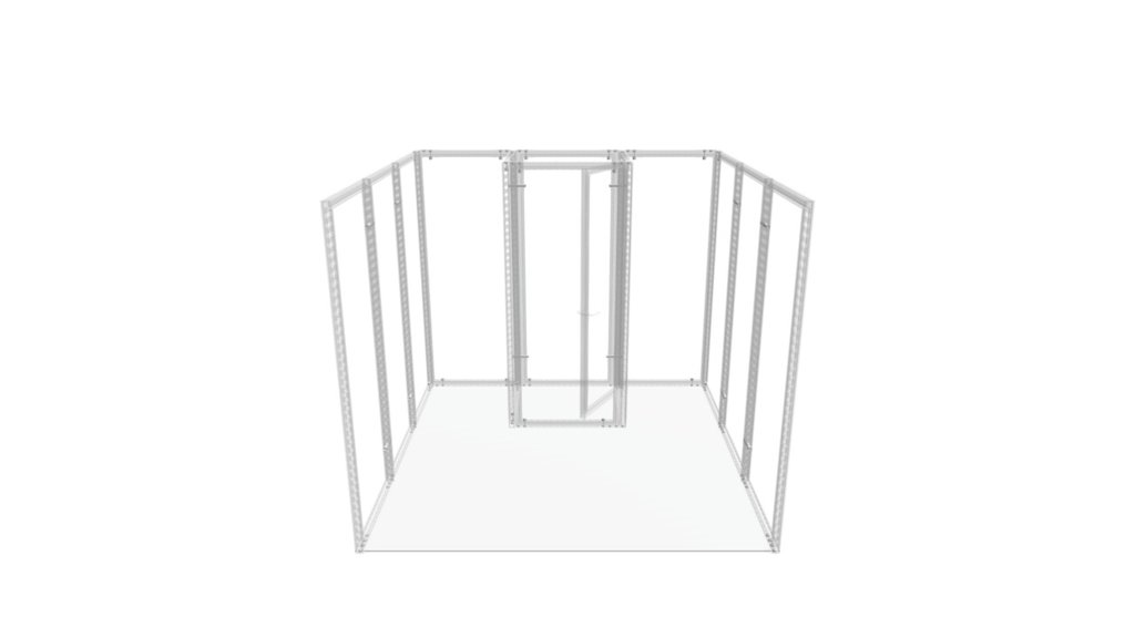 U-Stand 3X3M With storage - 3D model by beMatrix [4654079] - Sketchfab
