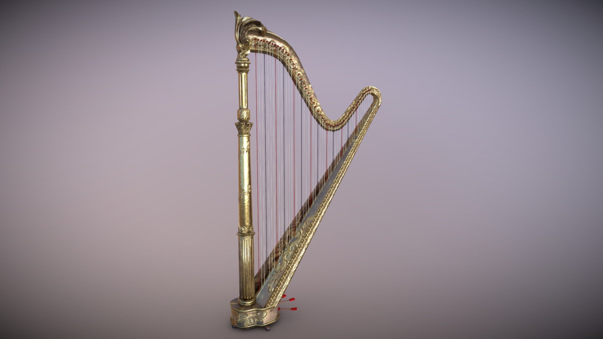 HARP - 3D model by Elijah Bulgakov (@Elijah.Bulgakov) [4654a3d] - Sketchfab