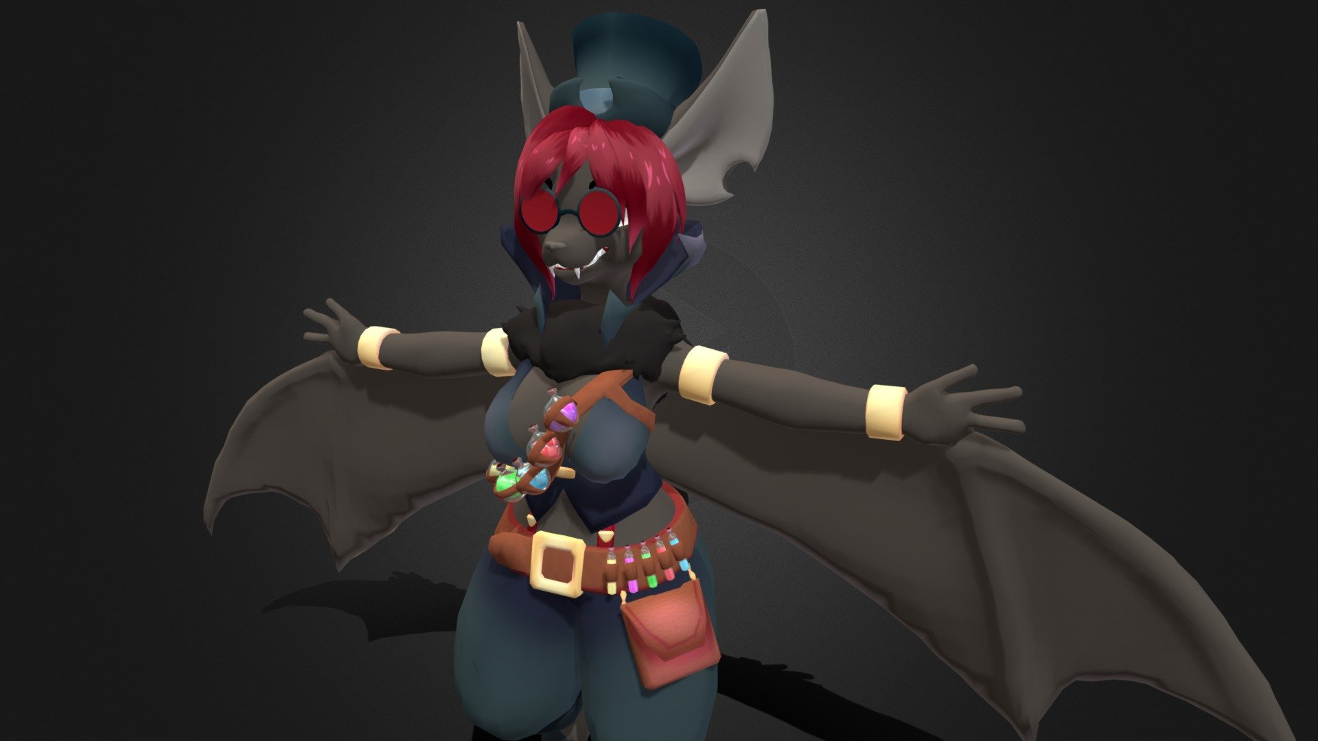 Tatterwing (commission) - 3D model by Cattymadi (@Cattynadi) [4654ef6 ...