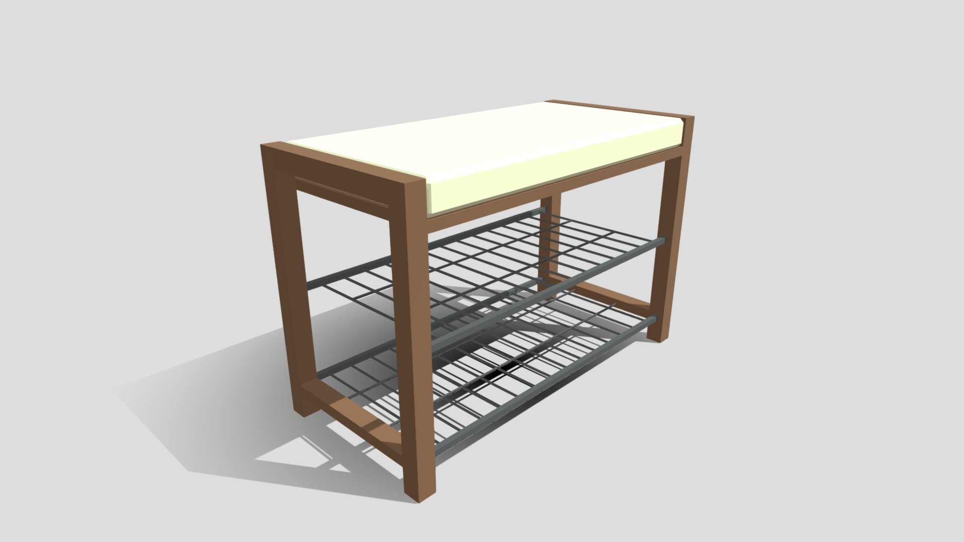 Low Poly Shoe Rack #5 - Download Free 3D model by JustBlender [4654f6e ...