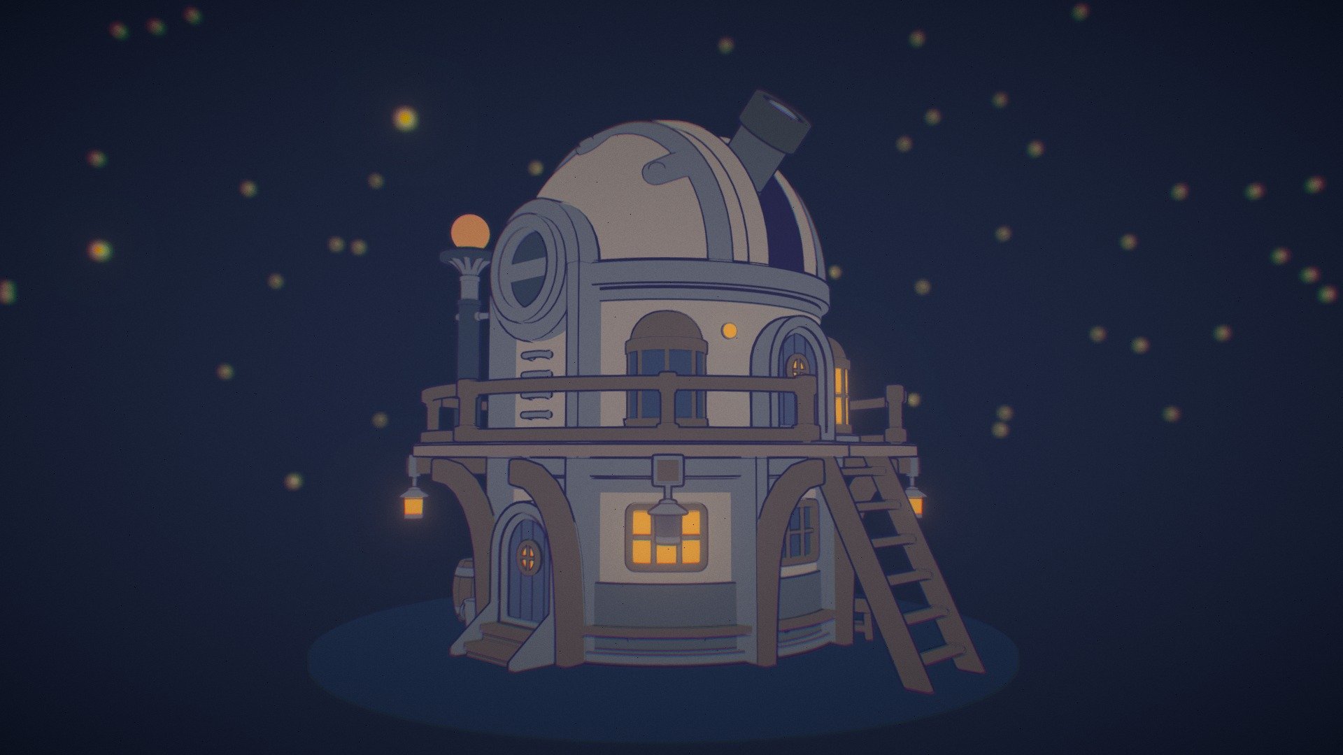 Observatory - 3D model by mirrol [465502f] - Sketchfab
