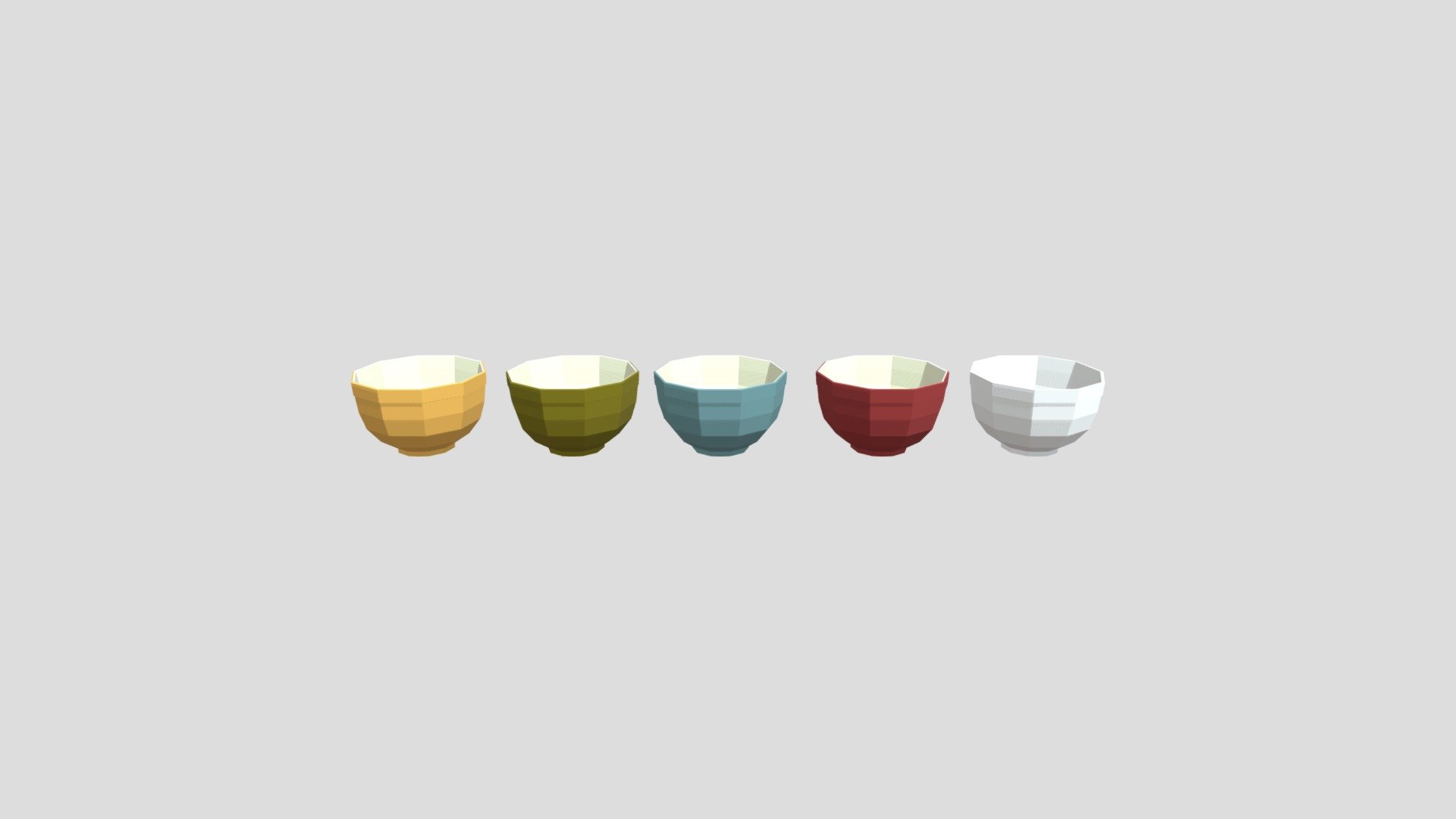 Various bowls from Poly by Google - Download Free 3D model by IronEqual ...