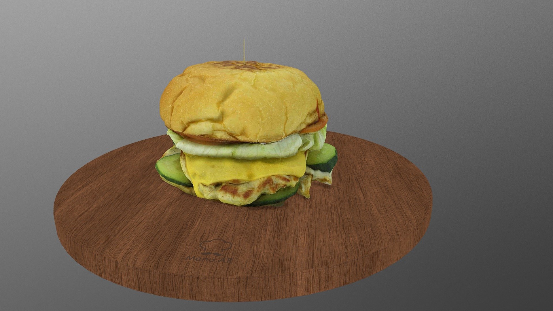 Perm Chicken - 3D model by Menu AR (@menu_ar) [4657745] - Sketchfab