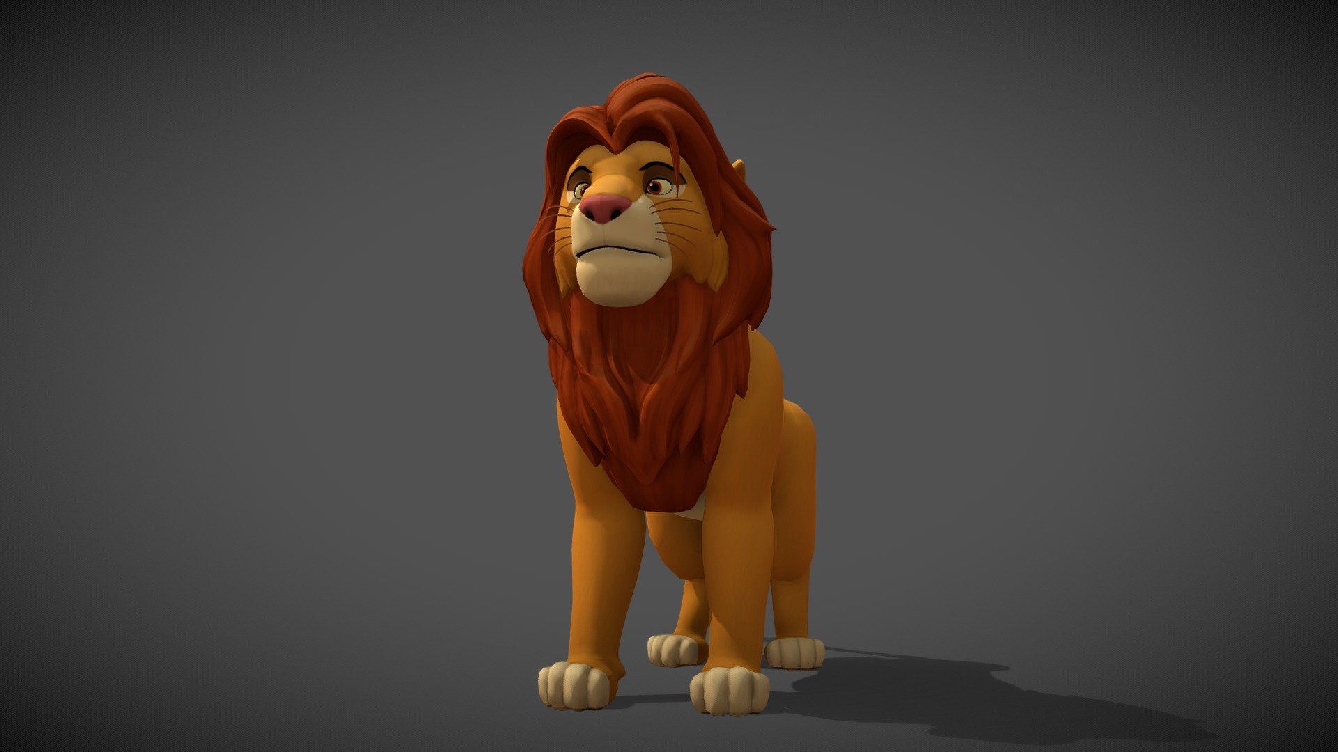 라이온킹_심바 - 3D model by Dcarrick [4657b56] - Sketchfab