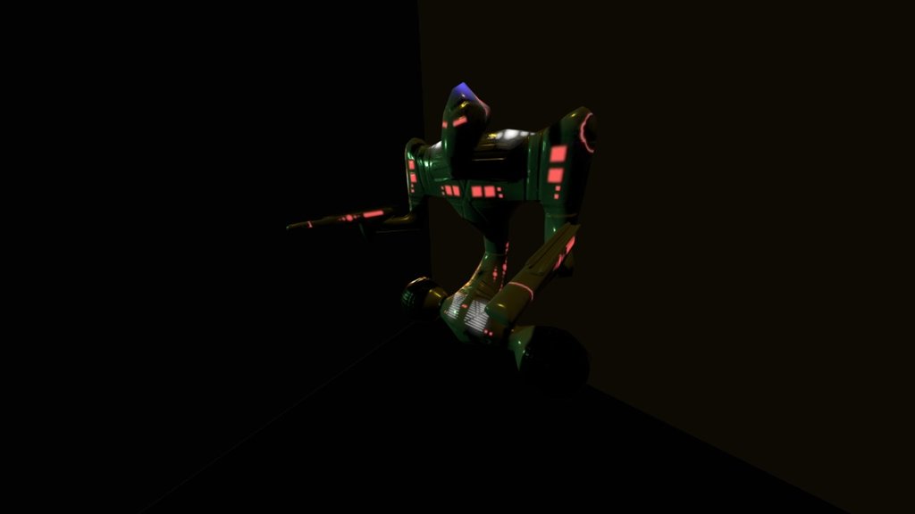 Police droid - 3D model by By Chance Game Studios (@bychancegamestudios ...