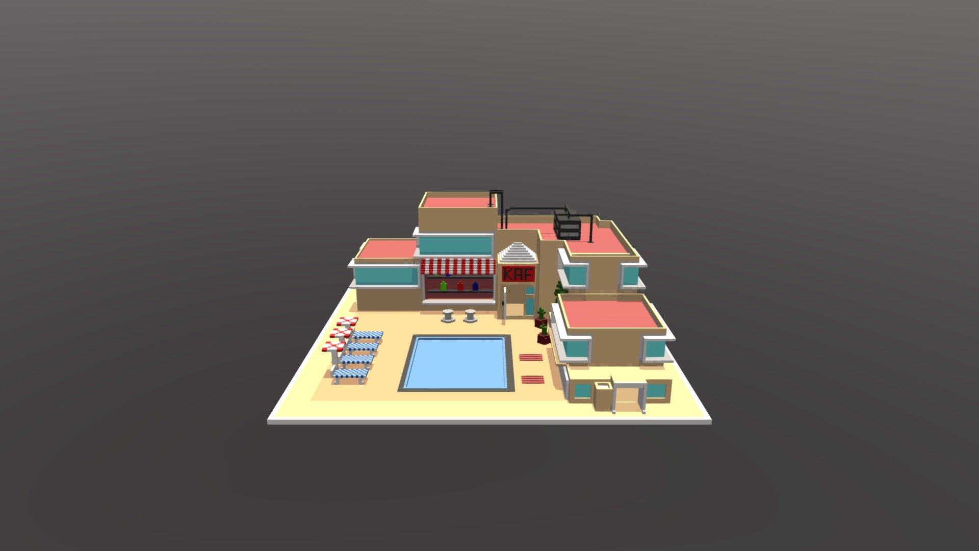 voxel society - 3D model by Voxel art (@mirza.zaman110) [465a61d ...