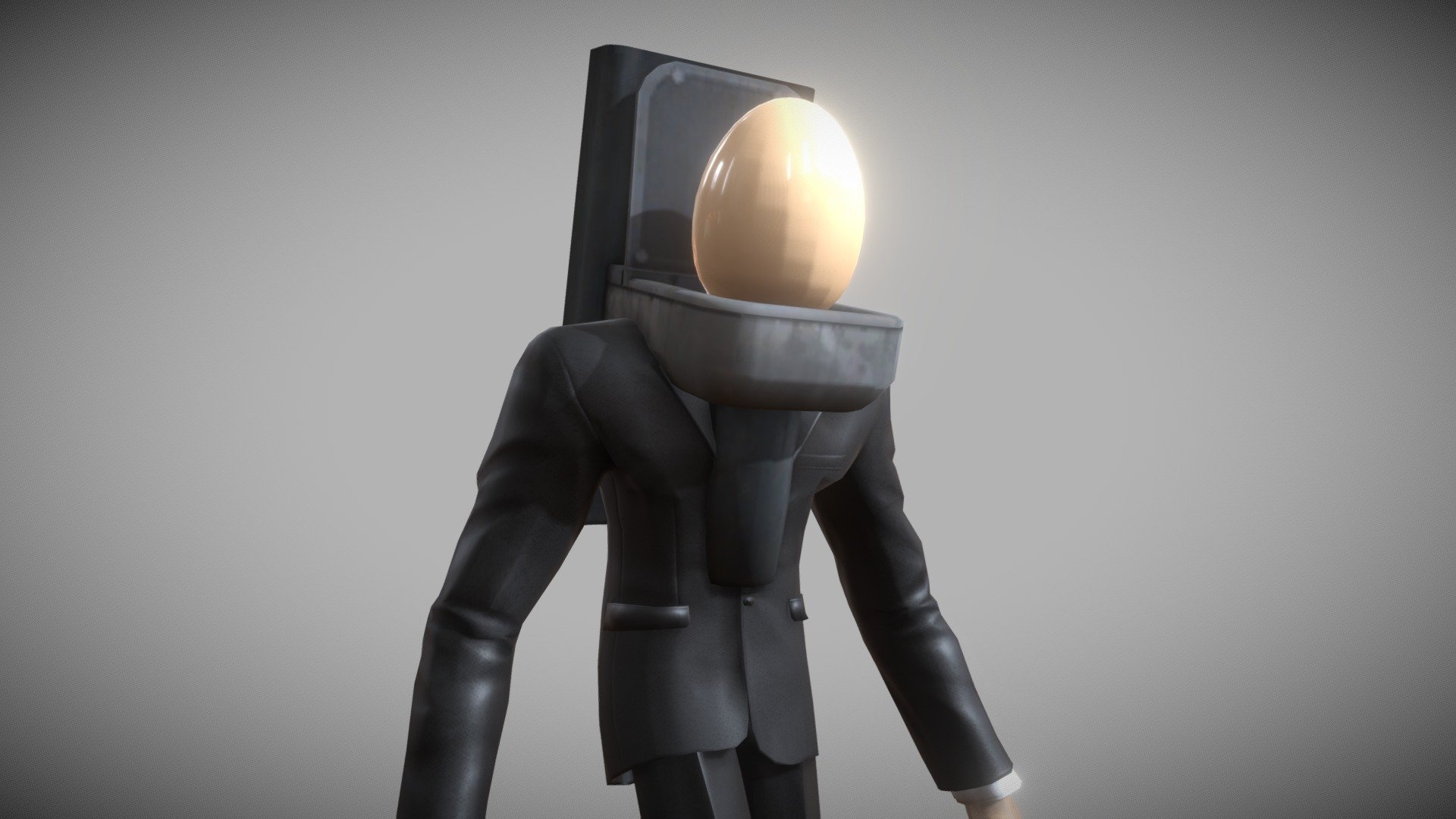 EGG mutant toilet - Download Free 3D model by photon (that one larry ...
