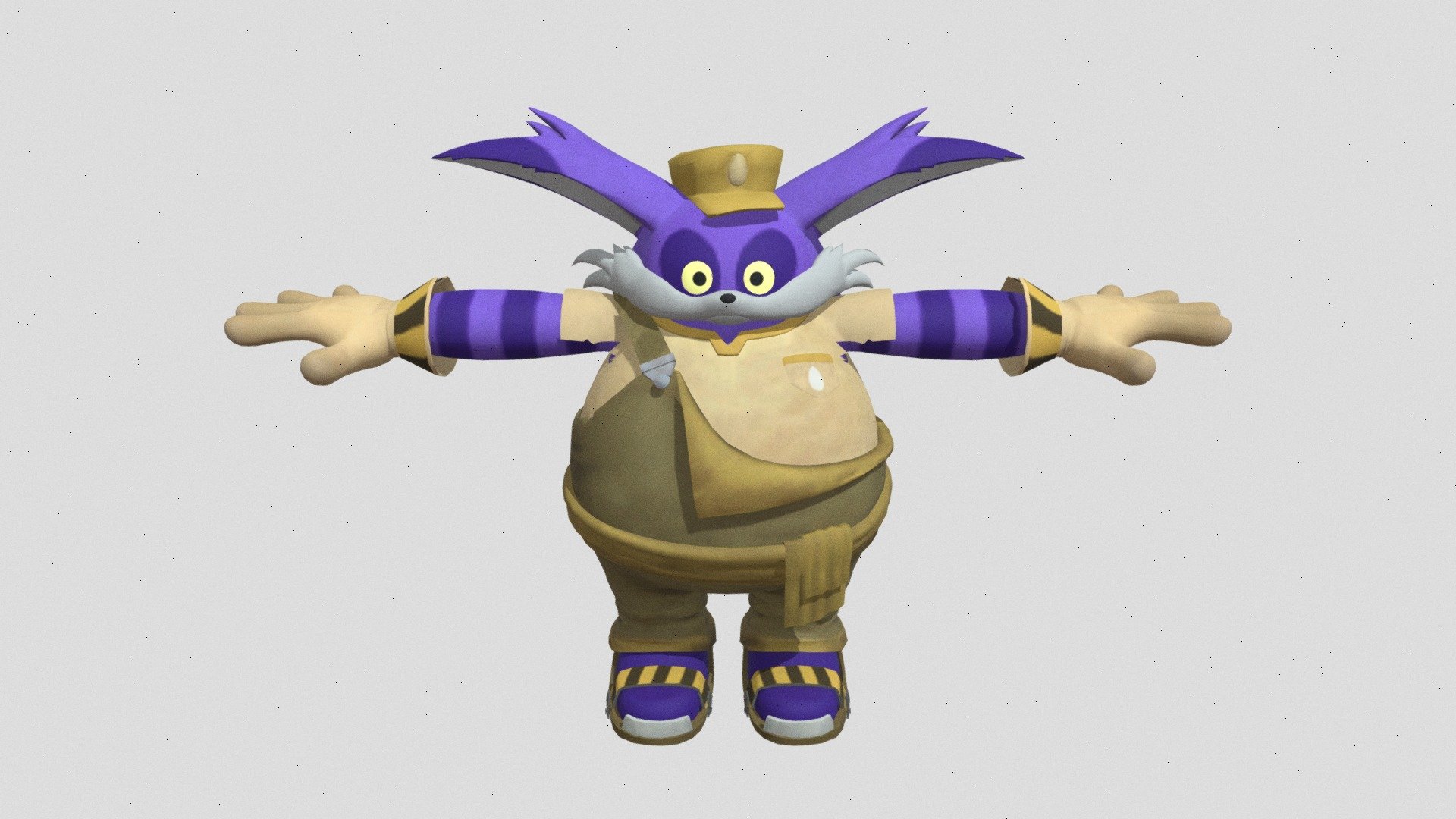 Sonic Rumble - Big Denizen 1998 - Download Free 3D model by Sonic ...