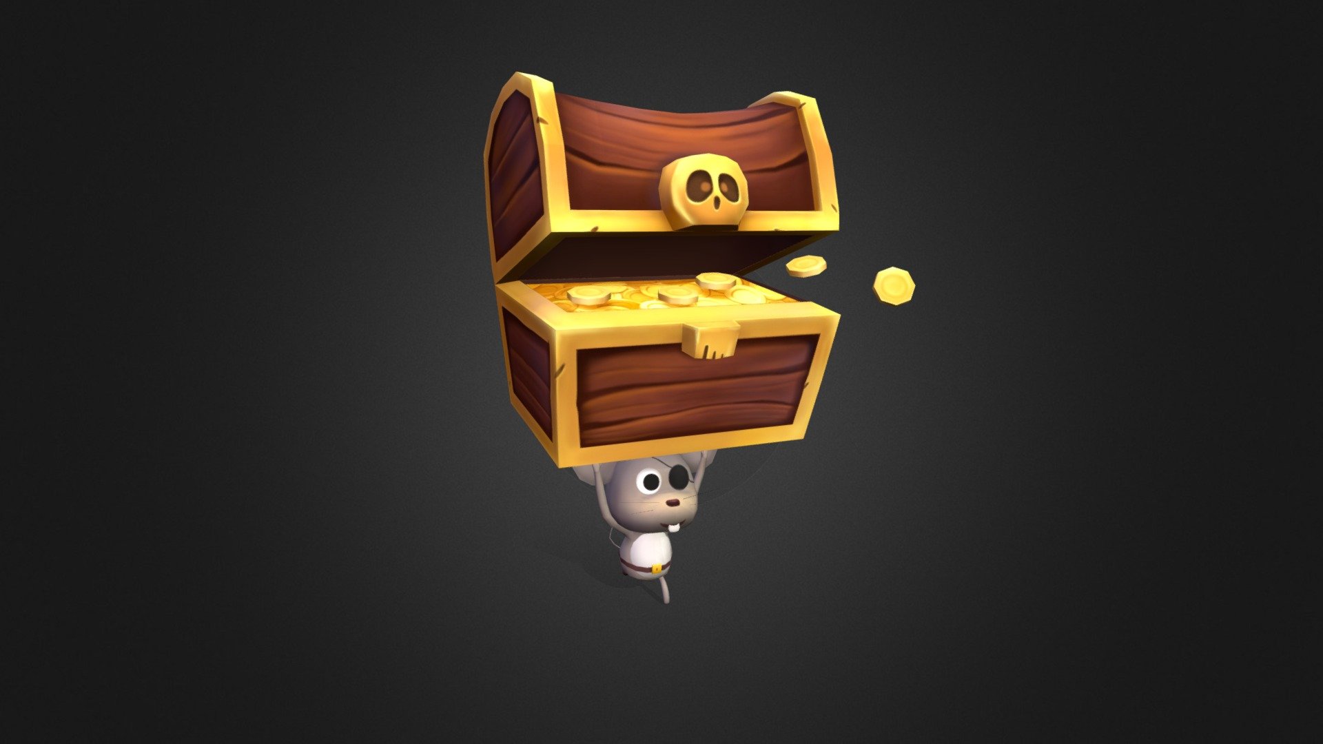 Pirate Mouse - 3D model by Trista Sun (@HsiangLingSun) [465c857 ...
