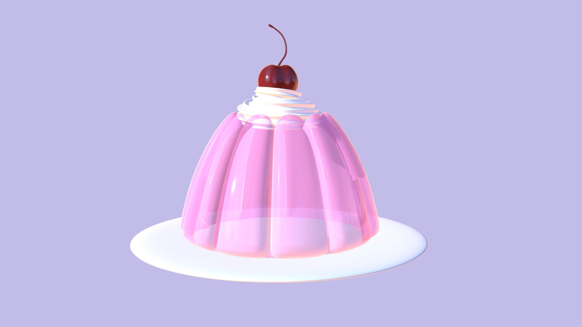 pink pudding - Download Free 3D model by reiinaru [465c873] - Sketchfab