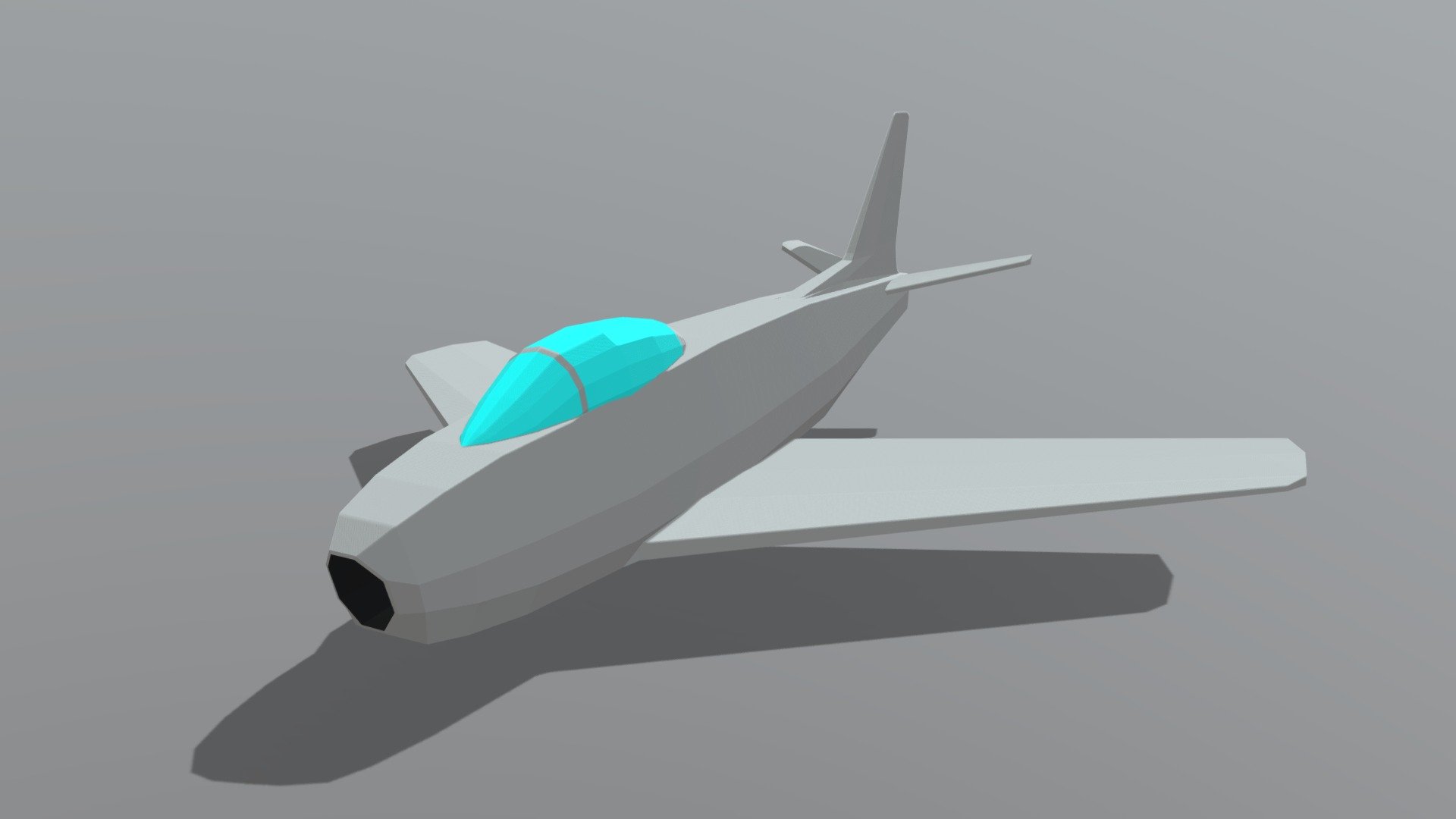 F86 Sabre Low Poly - 3D model by Maxlyn [465cb18] - Sketchfab