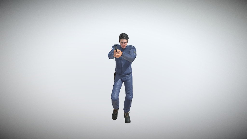 policeman - 3D model by paul heynen (@paulheynen) [4660999] - Sketchfab