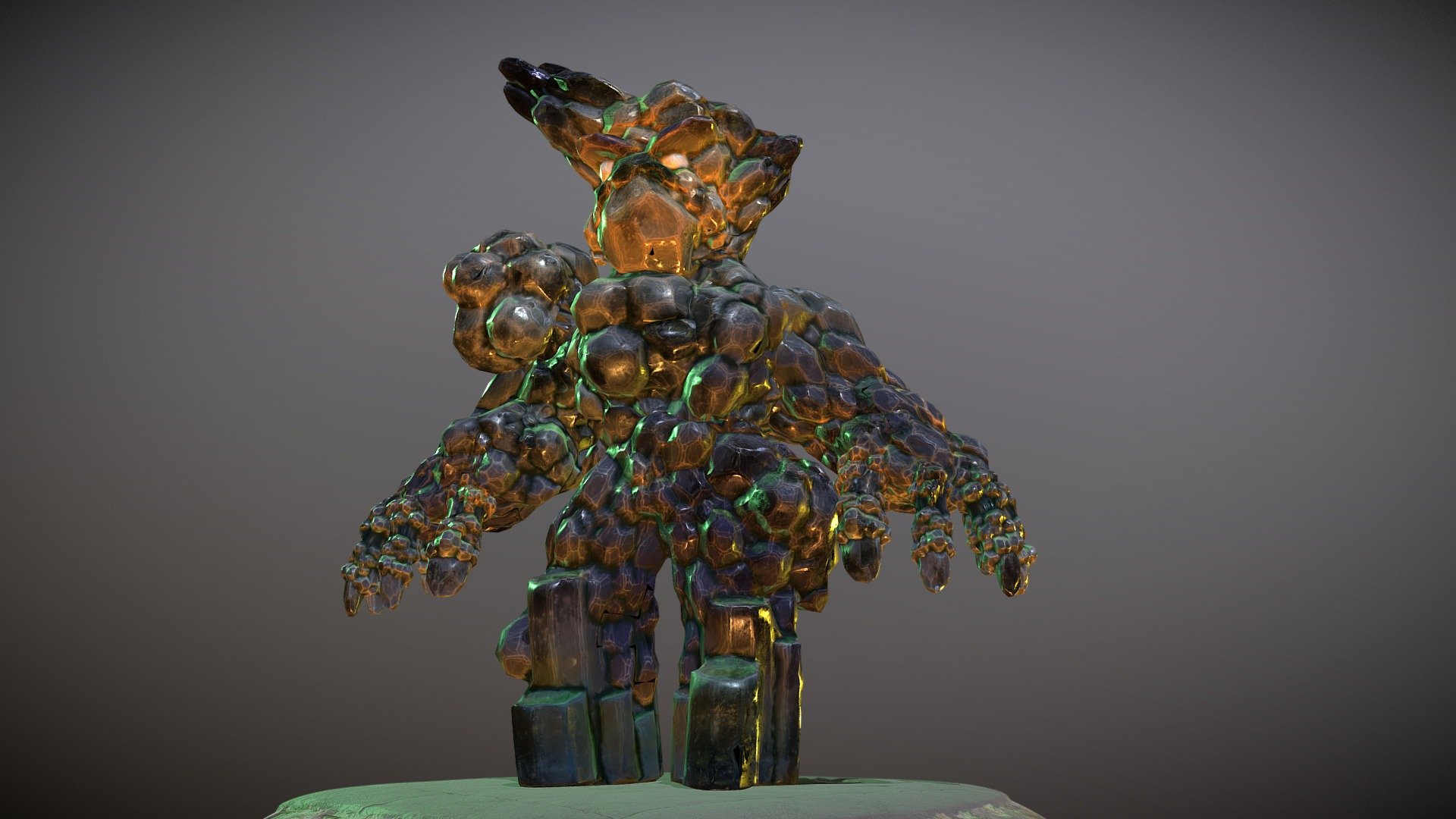 Alien Monster - Low Poly ( Completed ) - Buy Royalty Free 3D model by ...