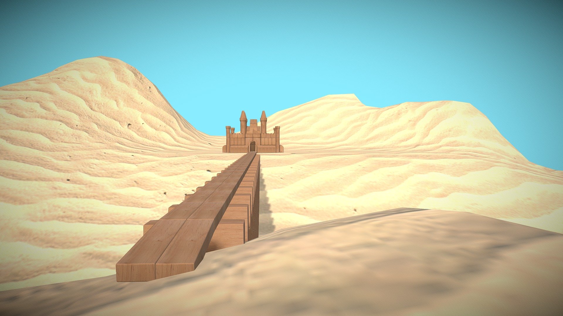 Block Castle - 3D model by amotorem [46619ab] - Sketchfab