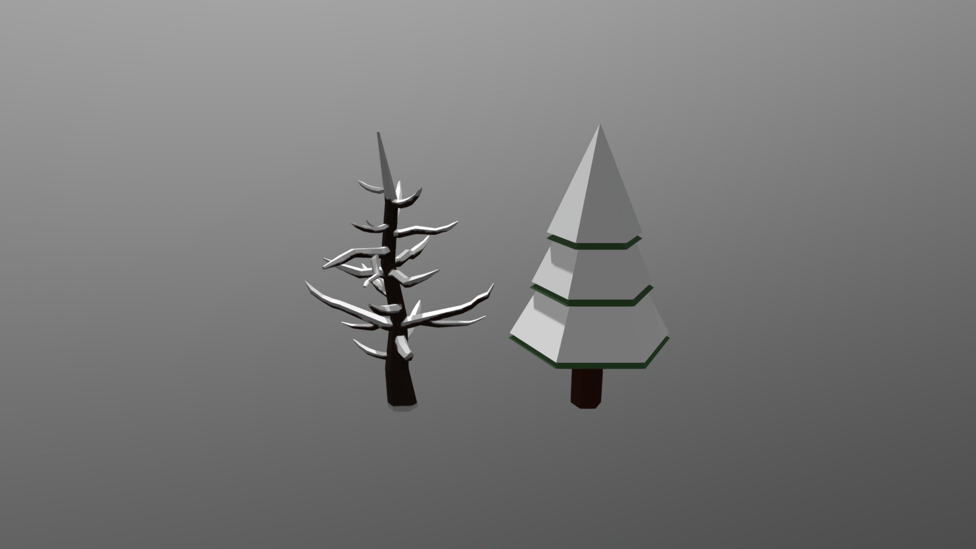 Trees for 3D game - 3D model by matthewnixon [46626da] - Sketchfab