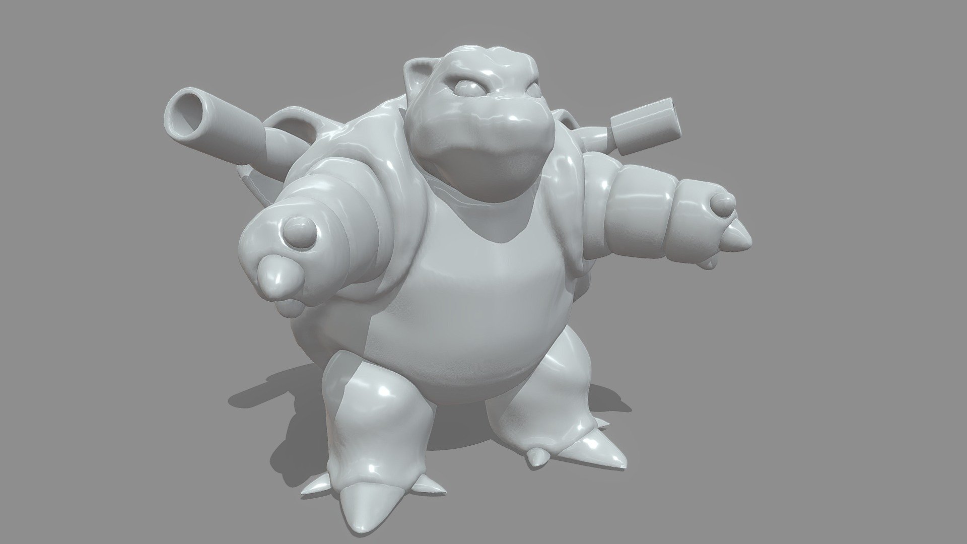 Blastoise - 3D model by Cinquez [46639c3] - Sketchfab