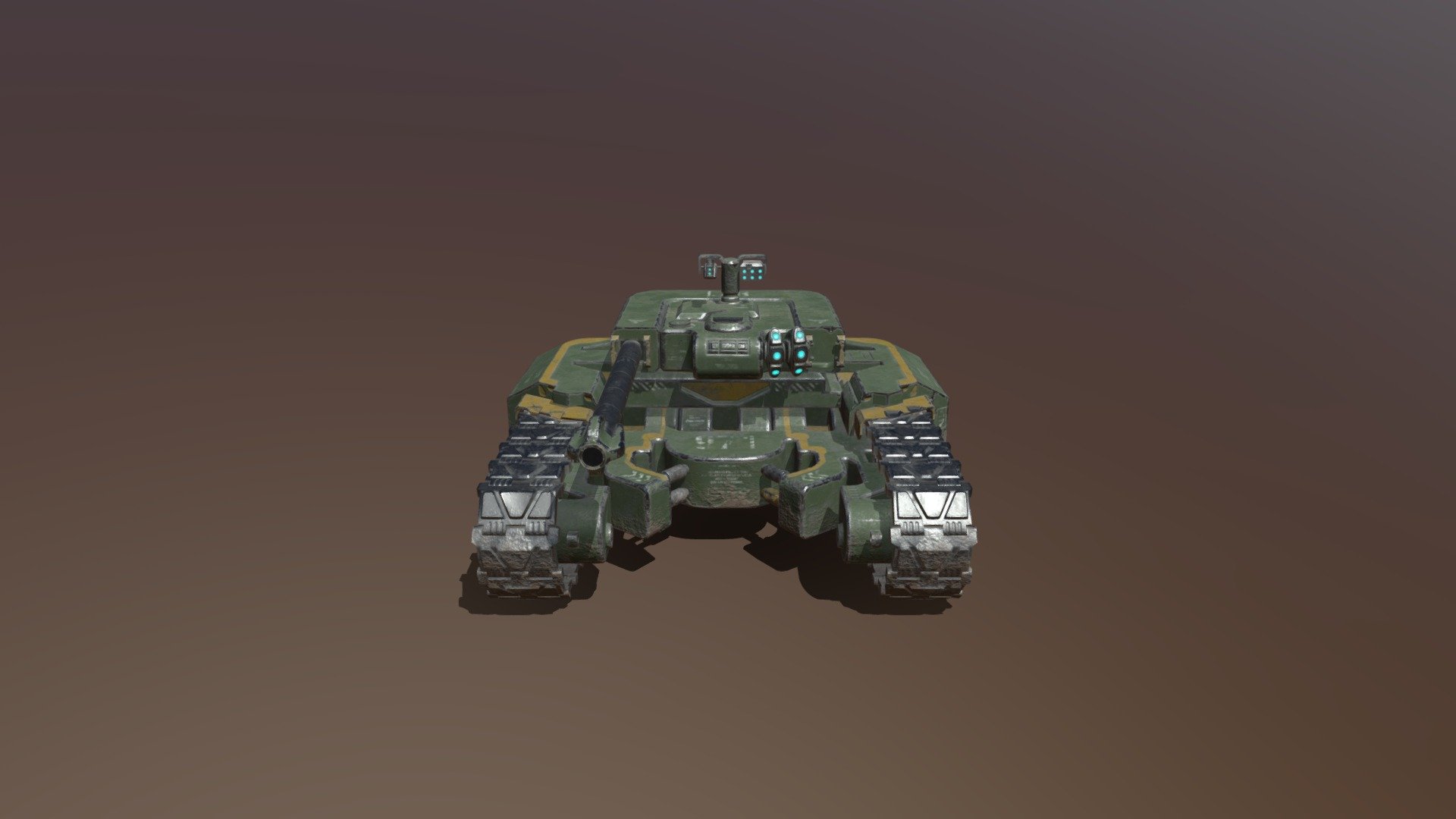 Sci FI Main Battle Tank T-971 - 3D model by Samproductionn (@Samir ...