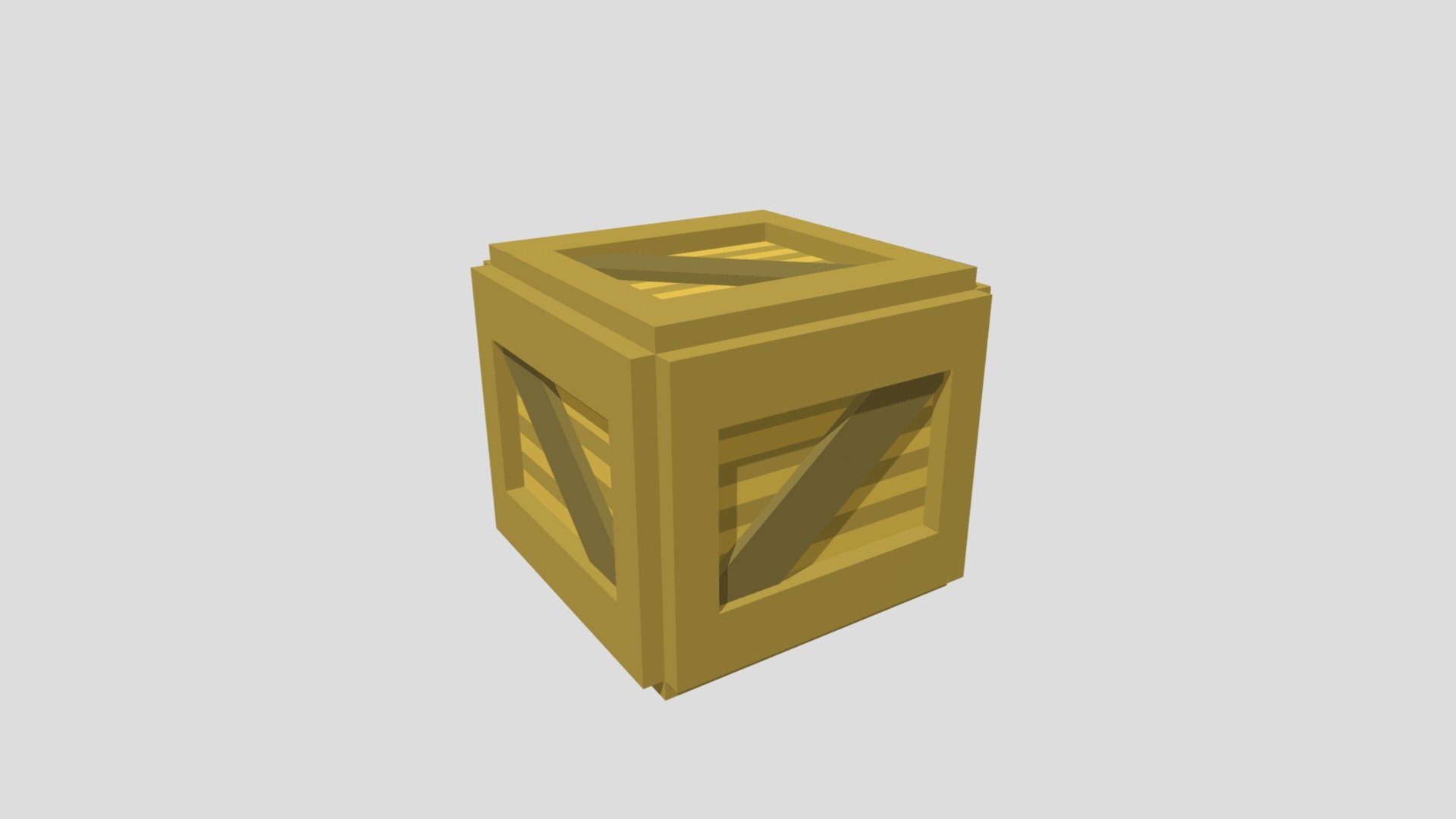 Crate - Download Free 3D model by mamickabee [4667242] - Sketchfab