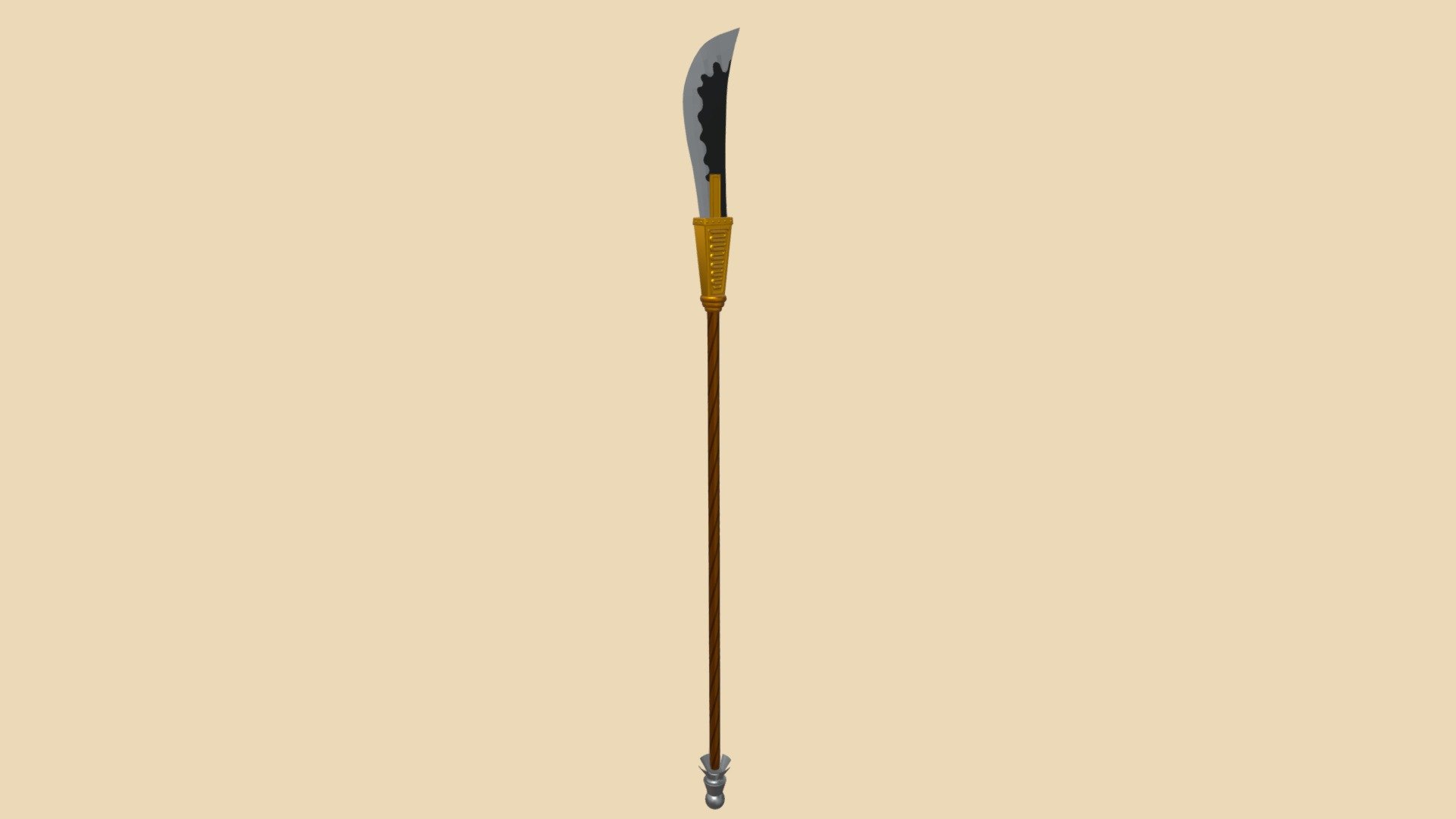 Spear - White Beard- bisento - Buy Royalty Free 3D model by DARKLORD ...
