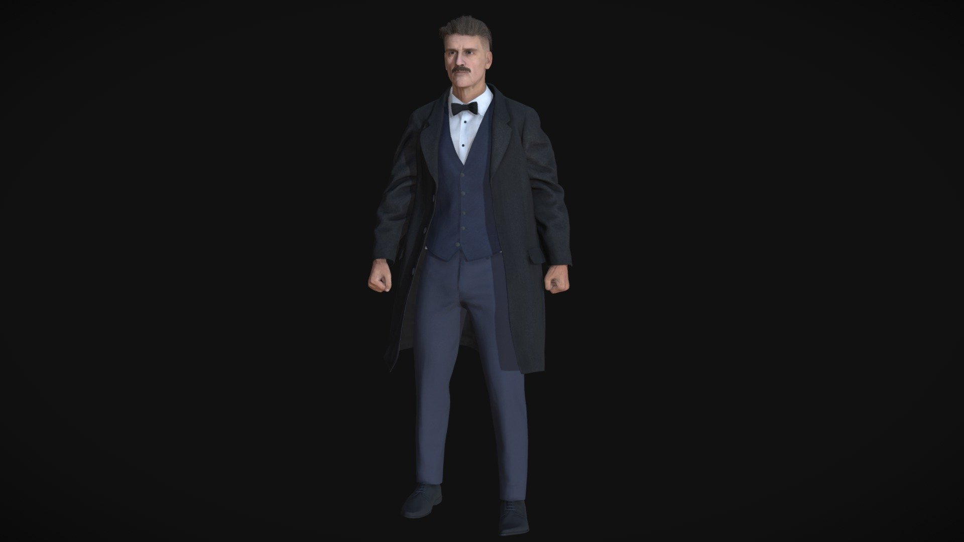 Arthur Shelby (Peaky Blinders) - Buy Royalty Free 3D model by ...