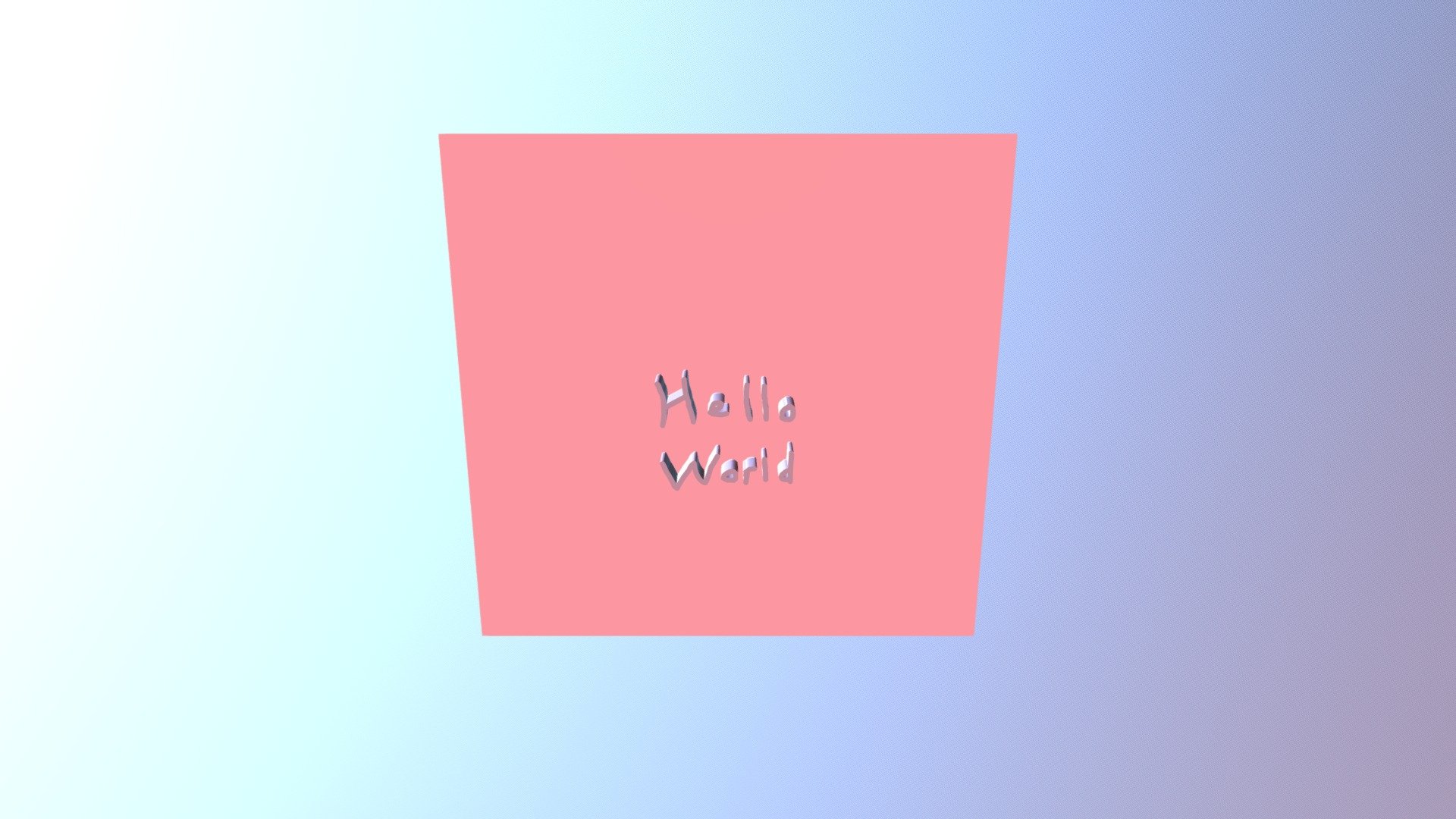 Hello World - 3D model by jamesjpk [46696aa] - Sketchfab
