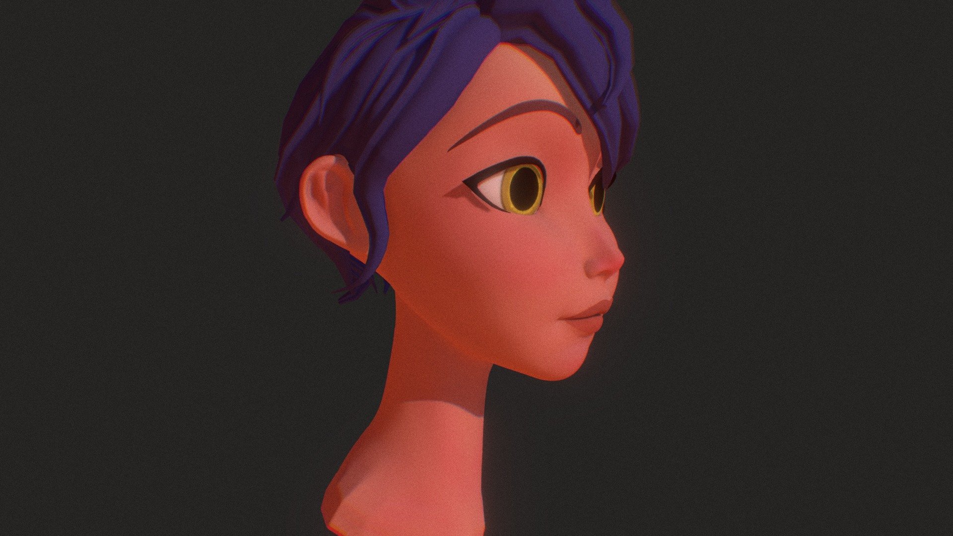 Violet - 3D model by Reem El (@reemel) [466c85d] - Sketchfab