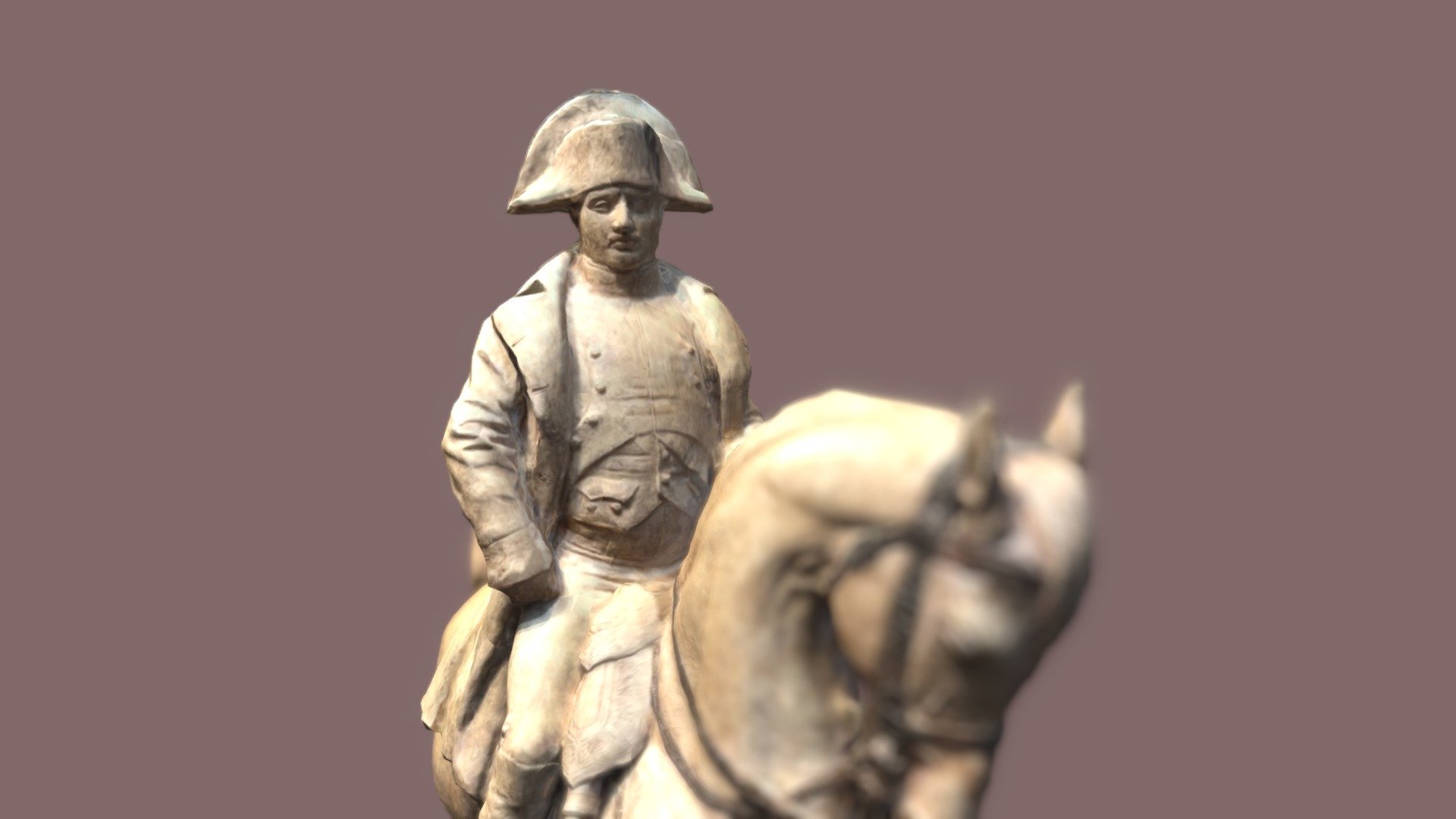 Raw Scan- sculpture of a man on a horse - 3D model by TOONY (@SuperOni ...