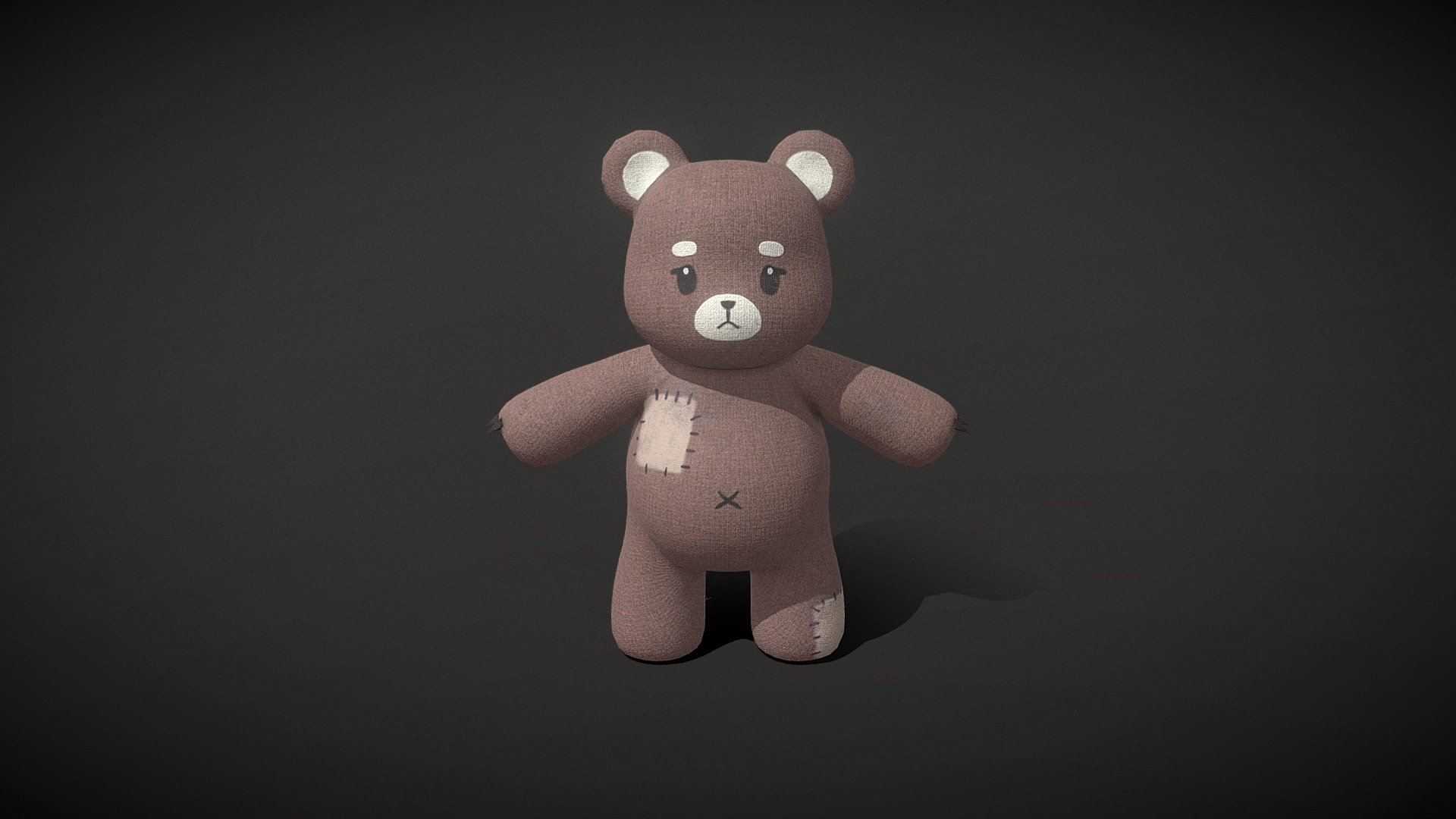 Jun jun bear - 3D model by puddinnn [466df27] - Sketchfab