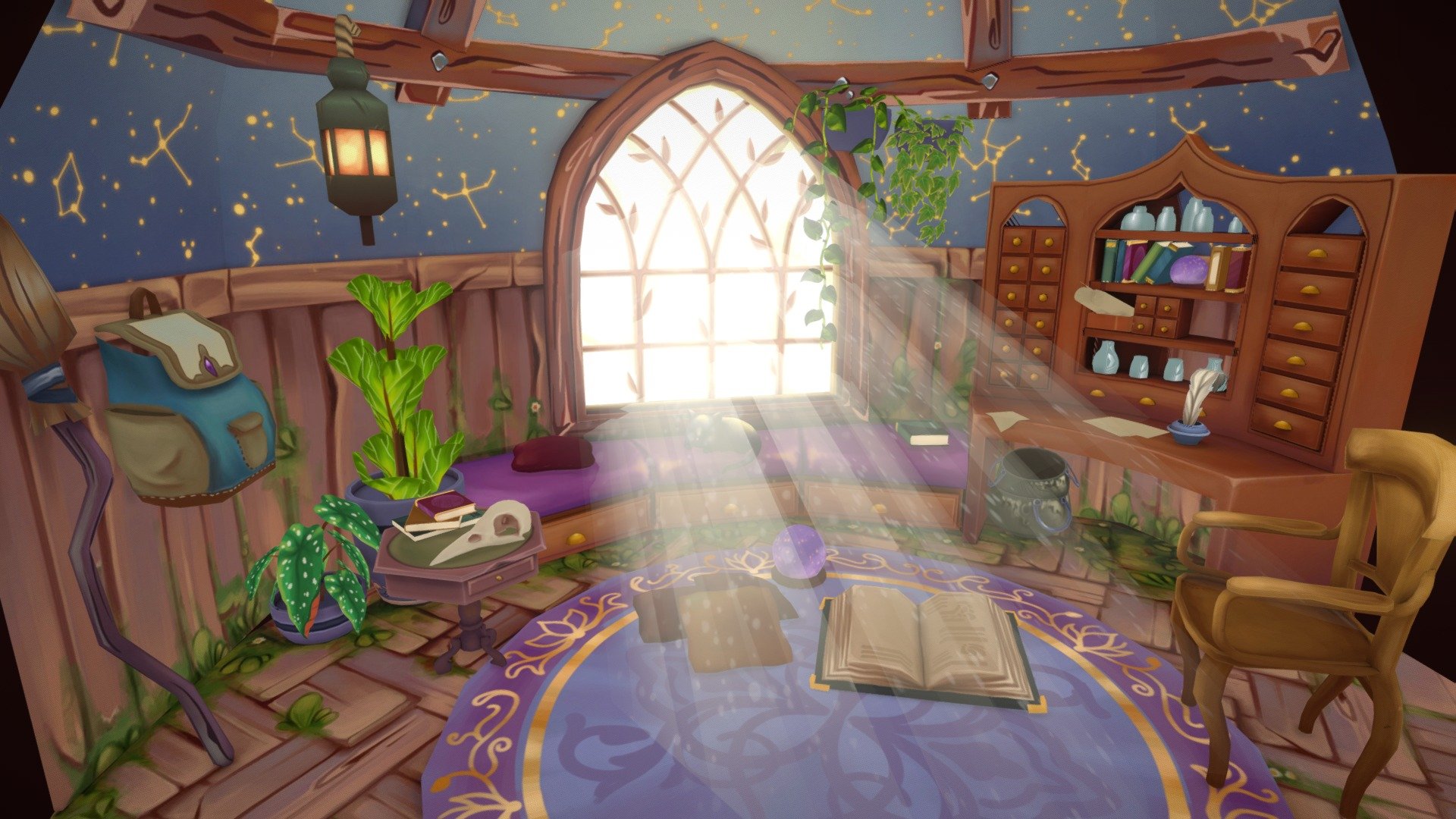 Witch house - WIP - 3D model by Gabriela Gomes (@gabsrossetto) [466e56b ...