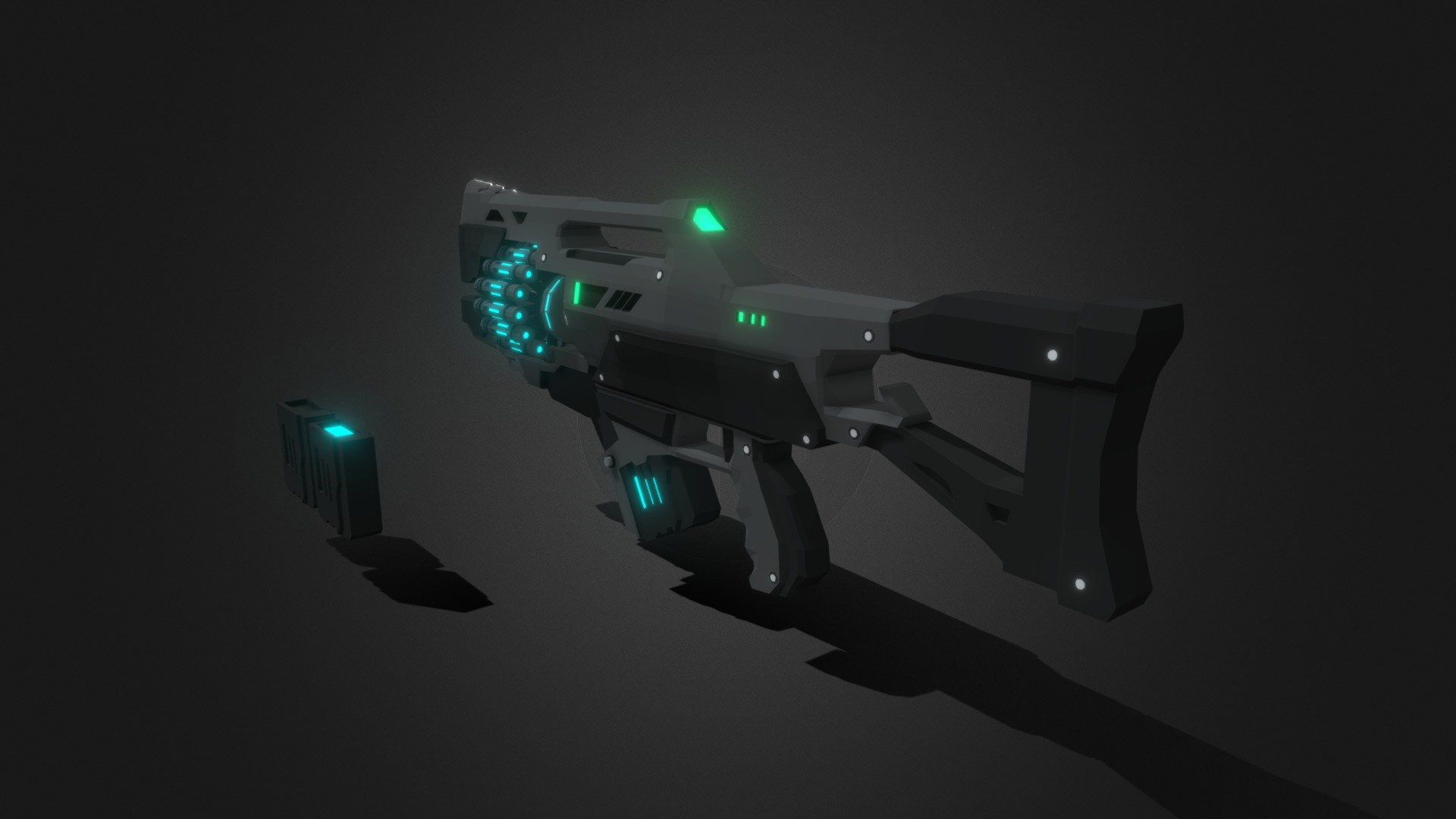 auto rifle - 3D model by Vladek (@vladek27) [4670d82] - Sketchfab