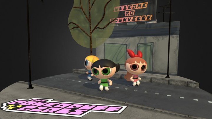 Powerpuff-girls 3D models - Sketchfab