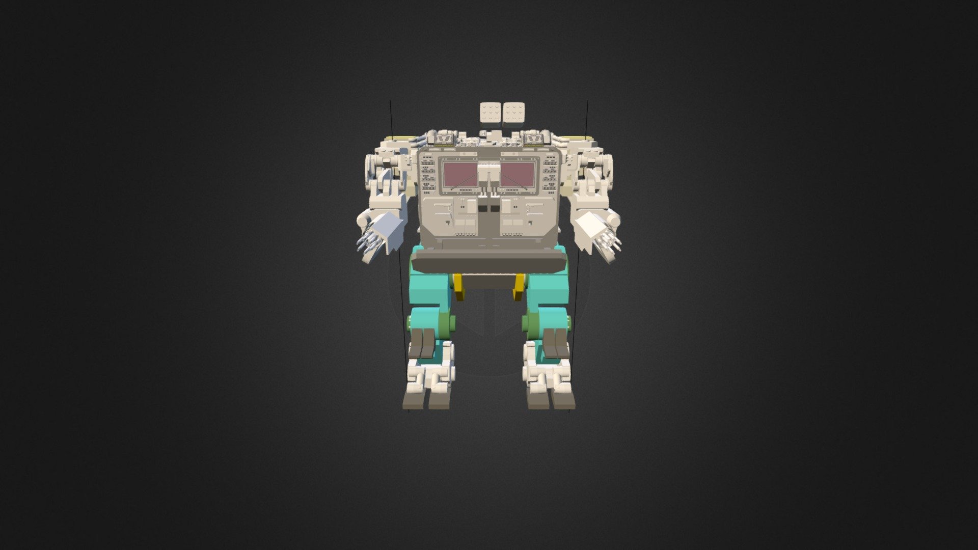 Mech beta - 3D model by gnfw [4671b1c] - Sketchfab
