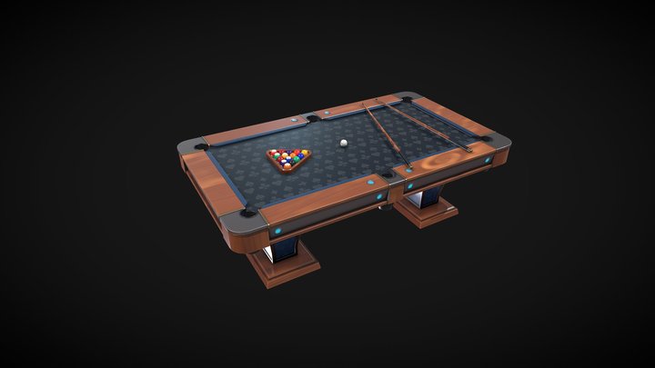 Pool-table 3D models - Sketchfab