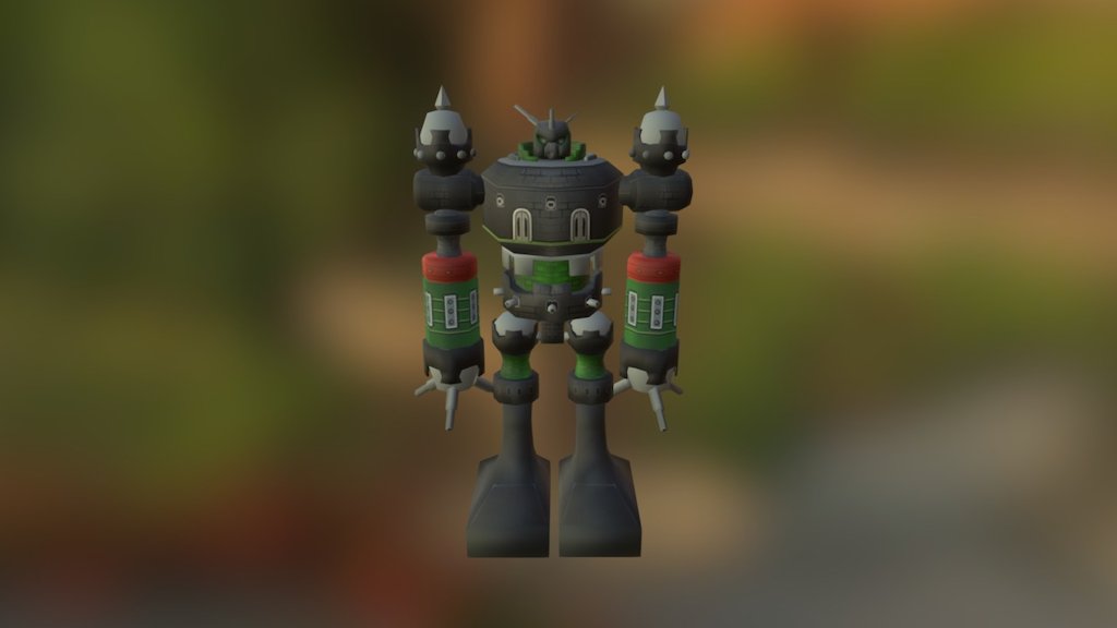 rookchessmon Walk - 3D model by yosua (@yoshuu) [467444c] - Sketchfab