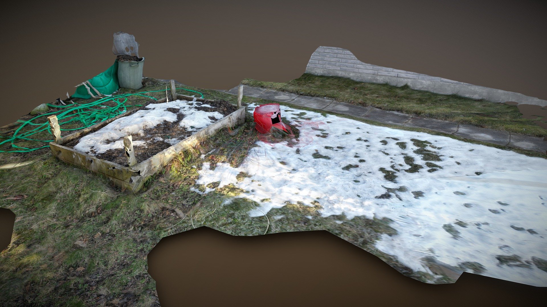 Backyard Garden: Mini 3 Pro Test Scan - 3D model by MattMurch [4675ad6 ...