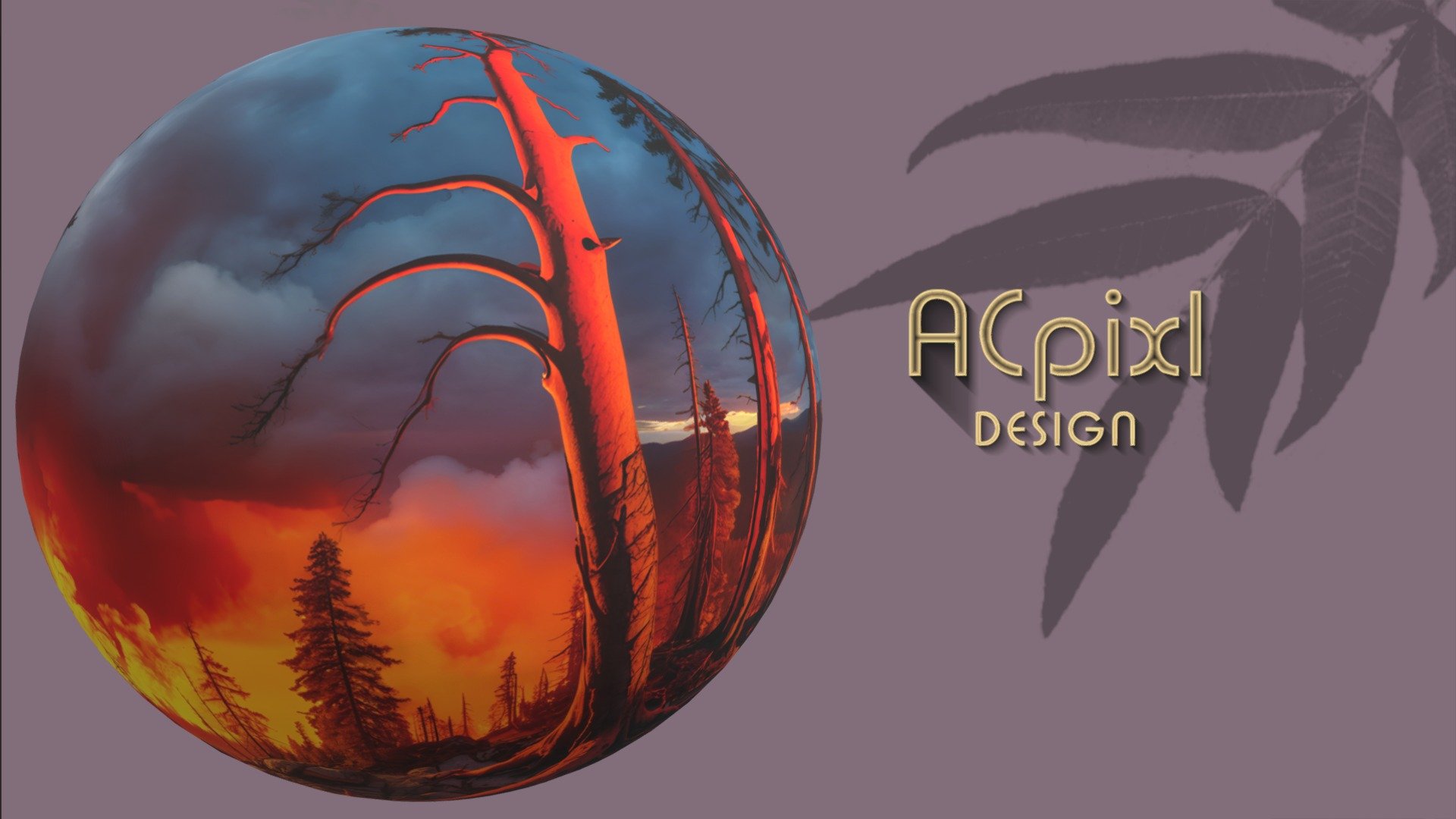 Skybox Fire In The Forest - Buy Royalty Free 3D model by ACpixl ...