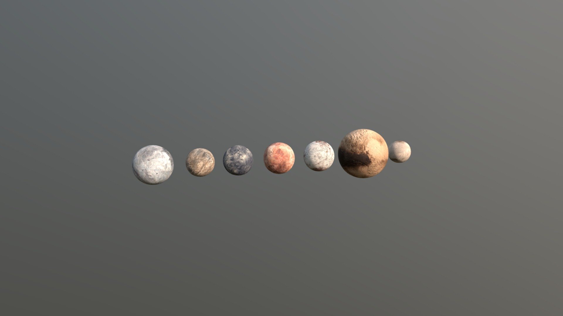 Dwarf Planets Pack - Buy Royalty Free 3D model by Digital3dWorld (@zisisbad) [4679288 ...