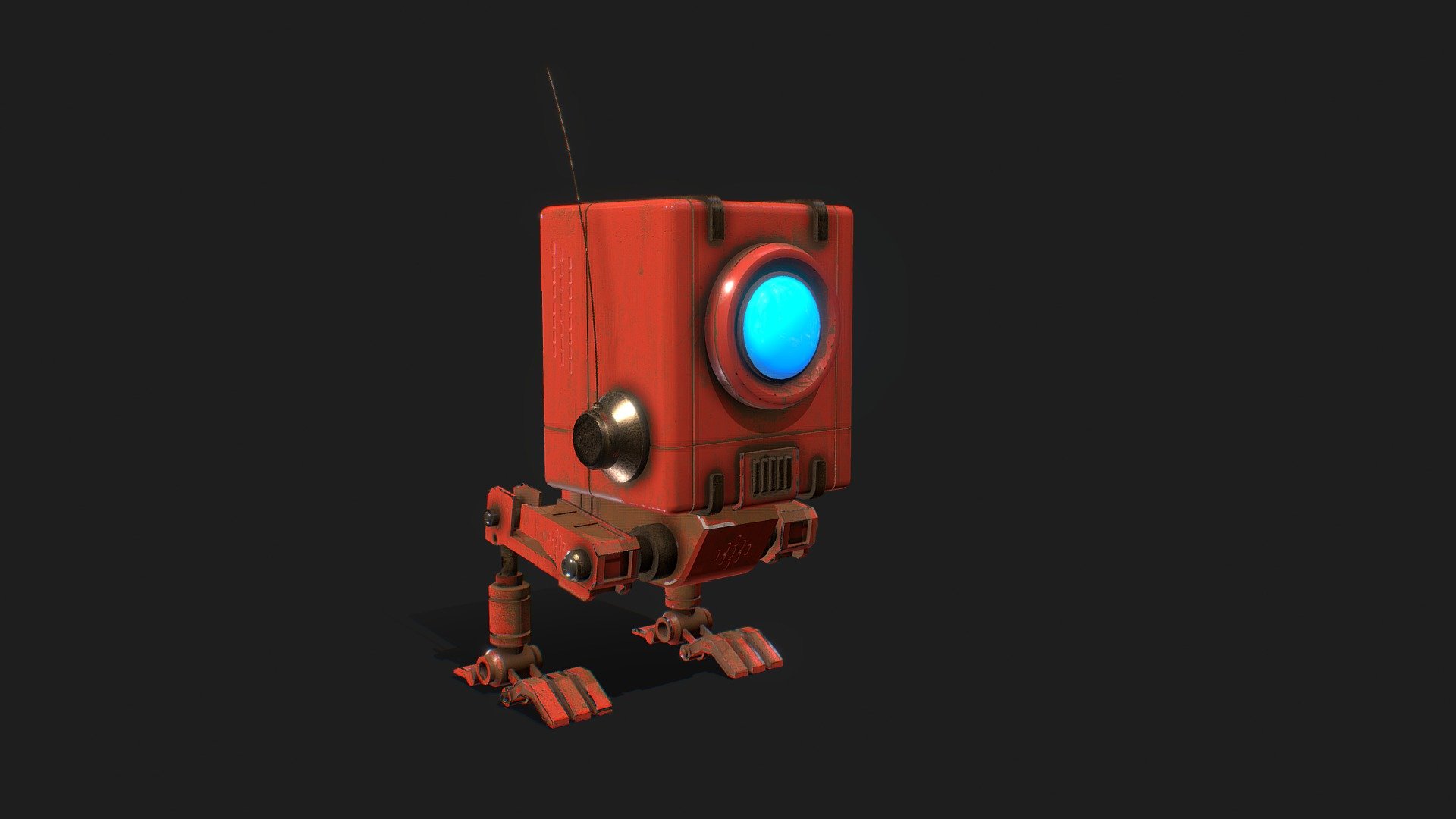 Box Bot - 3D model by welborne [467a297] - Sketchfab