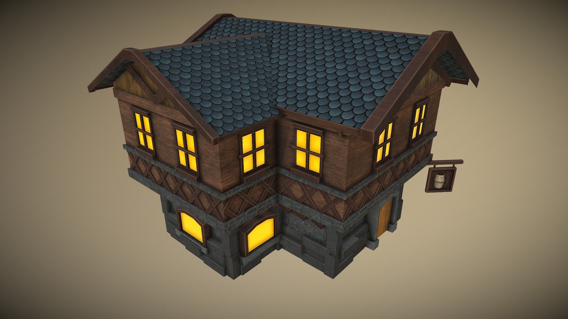 Tavern - 3D model by Ayrton Vetter (@ayrtonvetter) [467c213] - Sketchfab