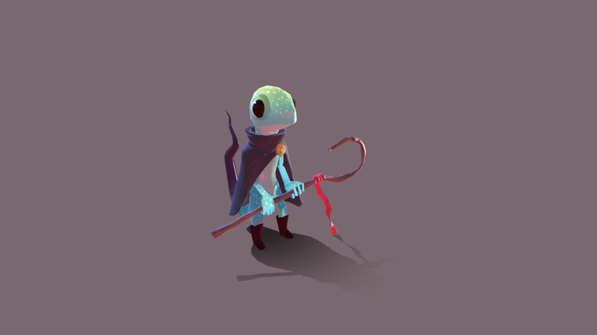Lizard Wizard - 3D model by Dunks_ [467ce54] - Sketchfab