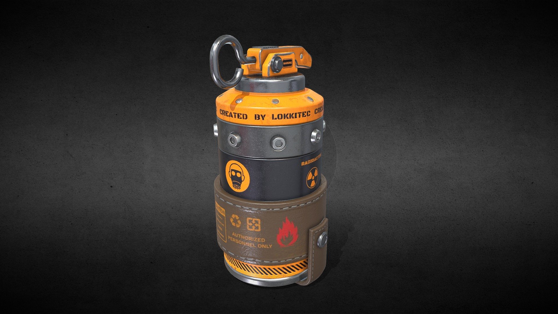 Rdioactive - Grenade - 3D model by LOKKI (@LOKKITAC) [467d943] - Sketchfab