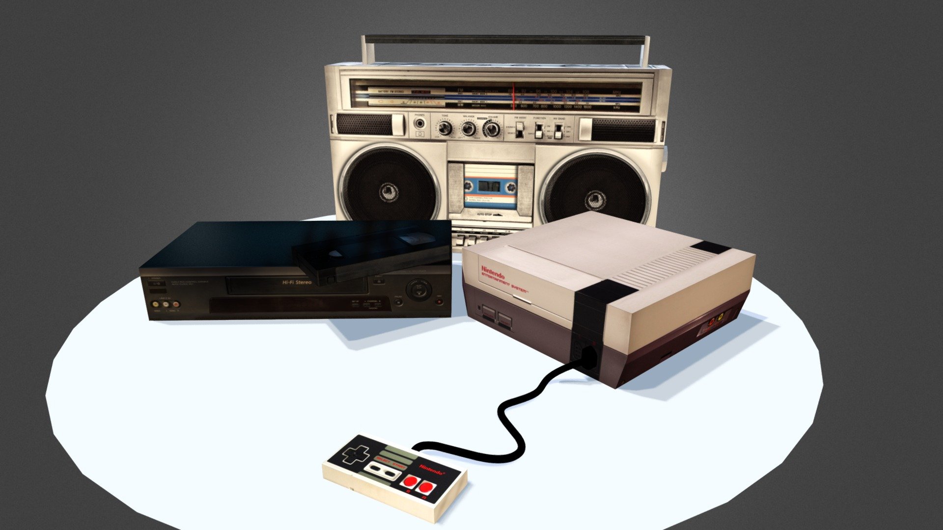 Retro Electrical Items Family Shot - 3D model by 3dcapture.co.uk ...